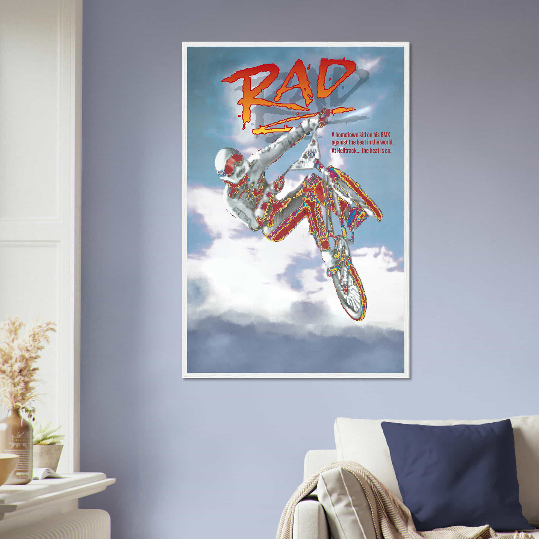 Rad 1986 Movie Poster, Rad Classic Vintage Movie Poster, Classic Movie ...