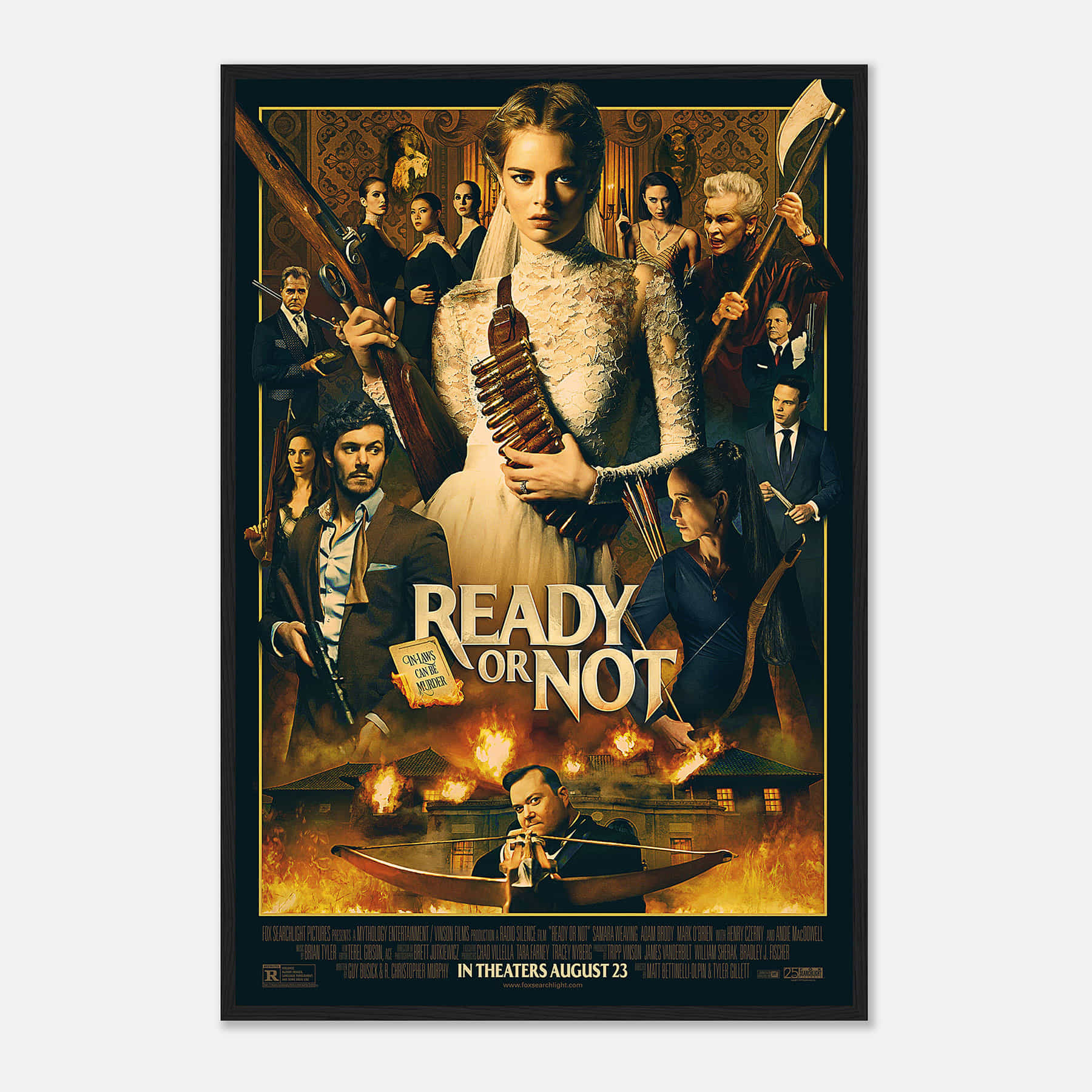 Ready or Not (2019) Movie Poster, Ready or Not Classic Movie Poster ...