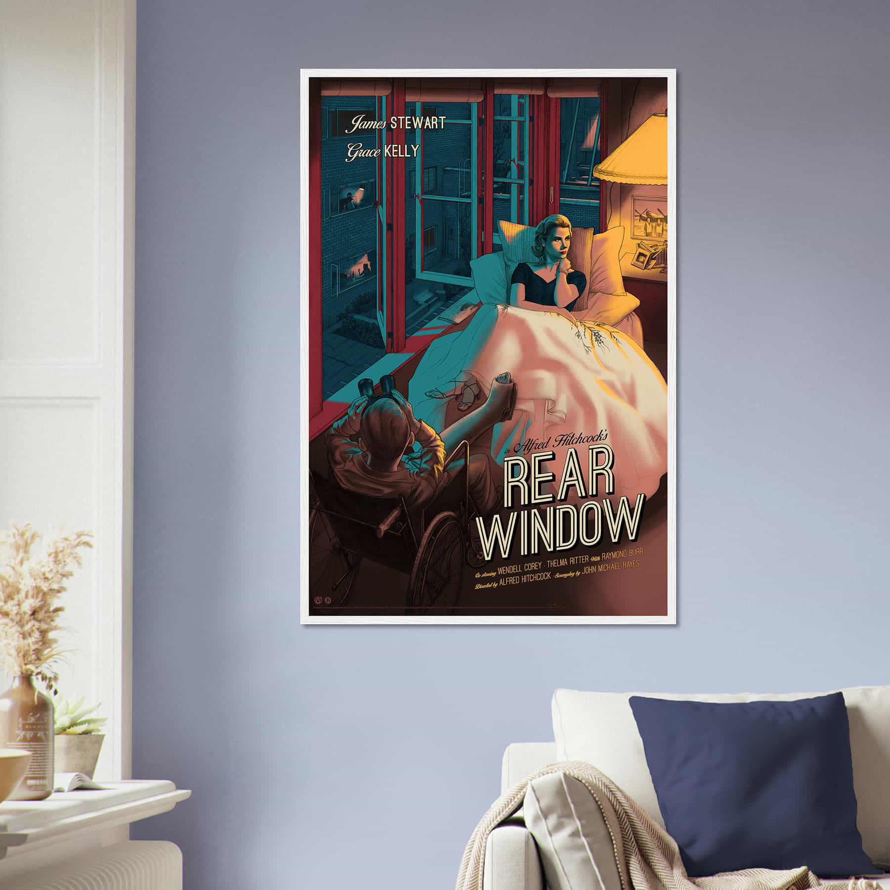 Rear Window Movie Poster, Rear Window Classic Vintage Movie Poster ...