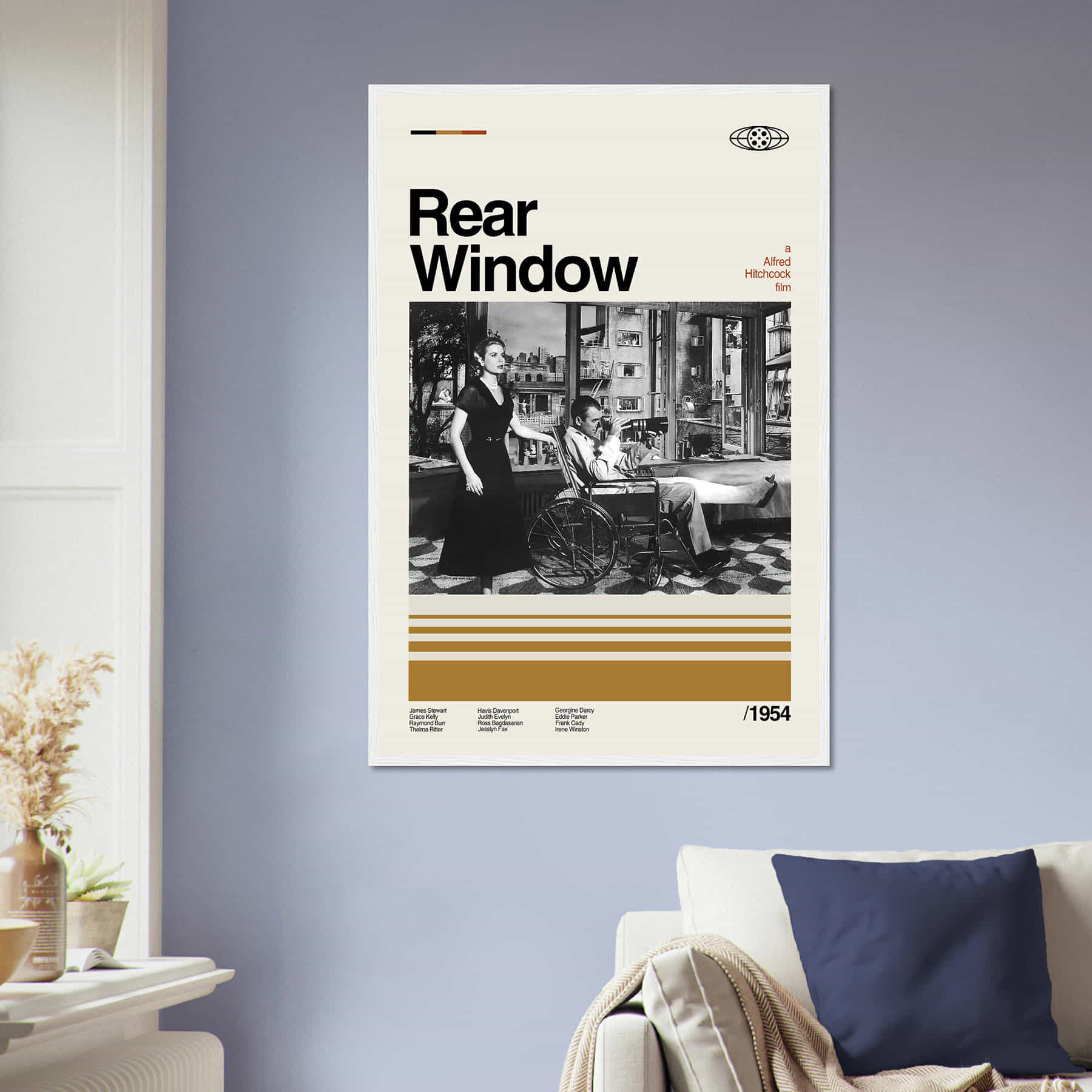 Rear Window Poster, Rear Window Movie, Minimalist Movie Poster DS2 ...