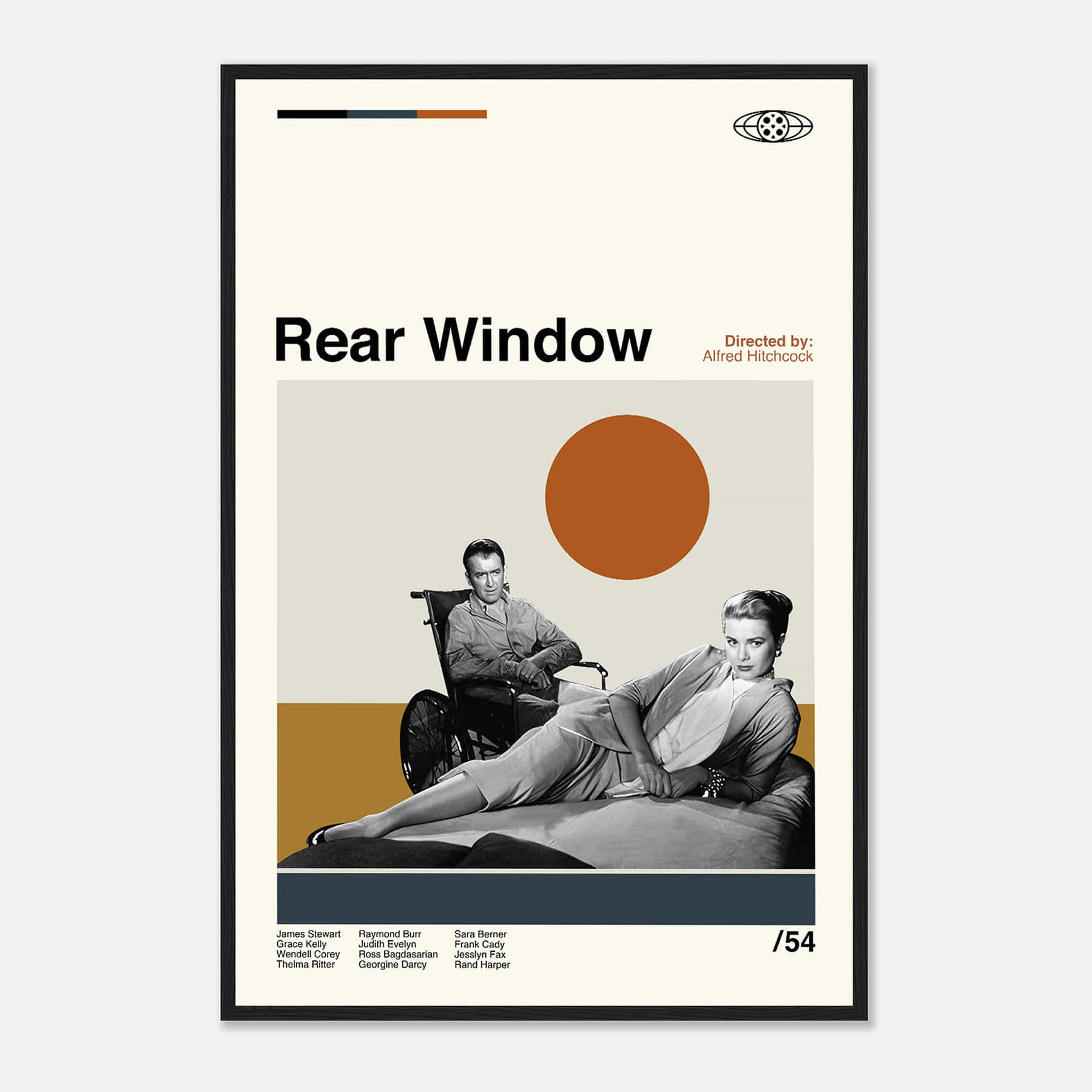Rear Window Poster, Rear Window Movie, Minimalist Movie Poster - Citiesbox