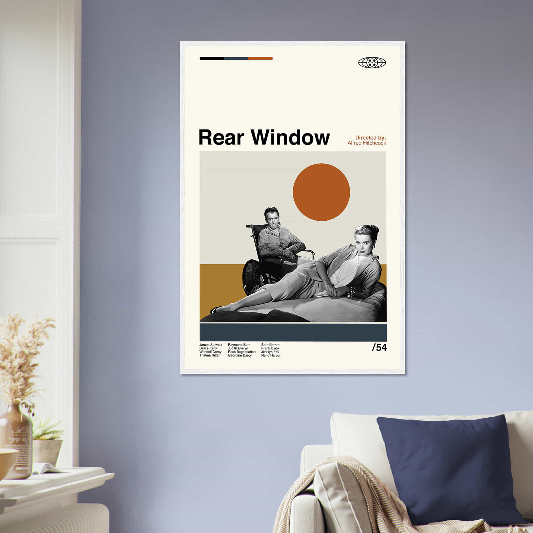 Rear Window Poster, Rear Window Movie, Minimalist Movie Poster - Citiesbox
