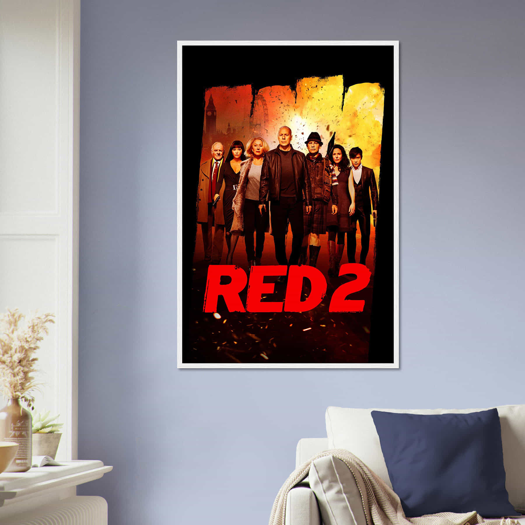 RED 2 (2013) Movie Poster, RED 2 Classic Movie Poster - Citiesbox