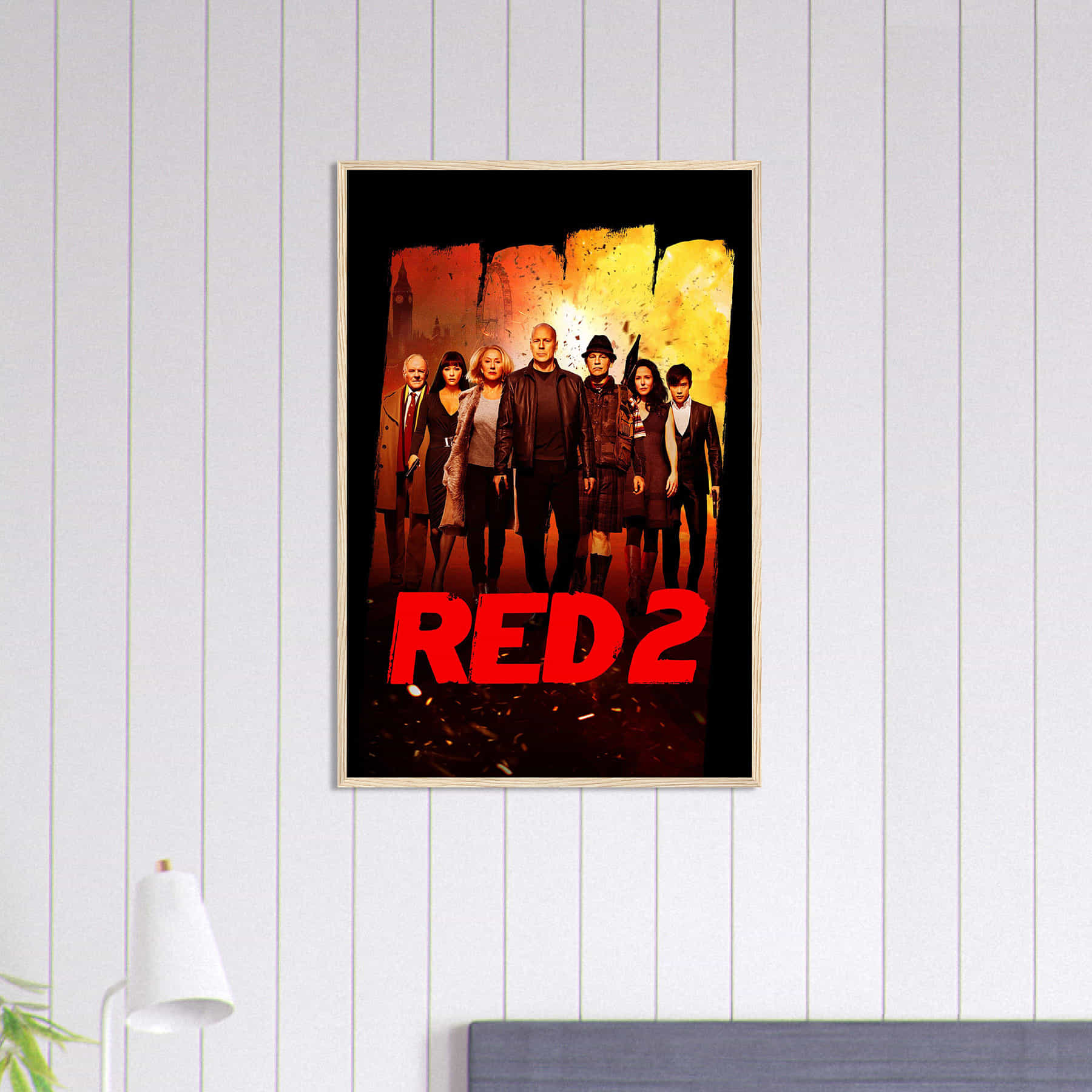 RED 2 (2013) Movie Poster, RED 2 Classic Movie Poster - Citiesbox