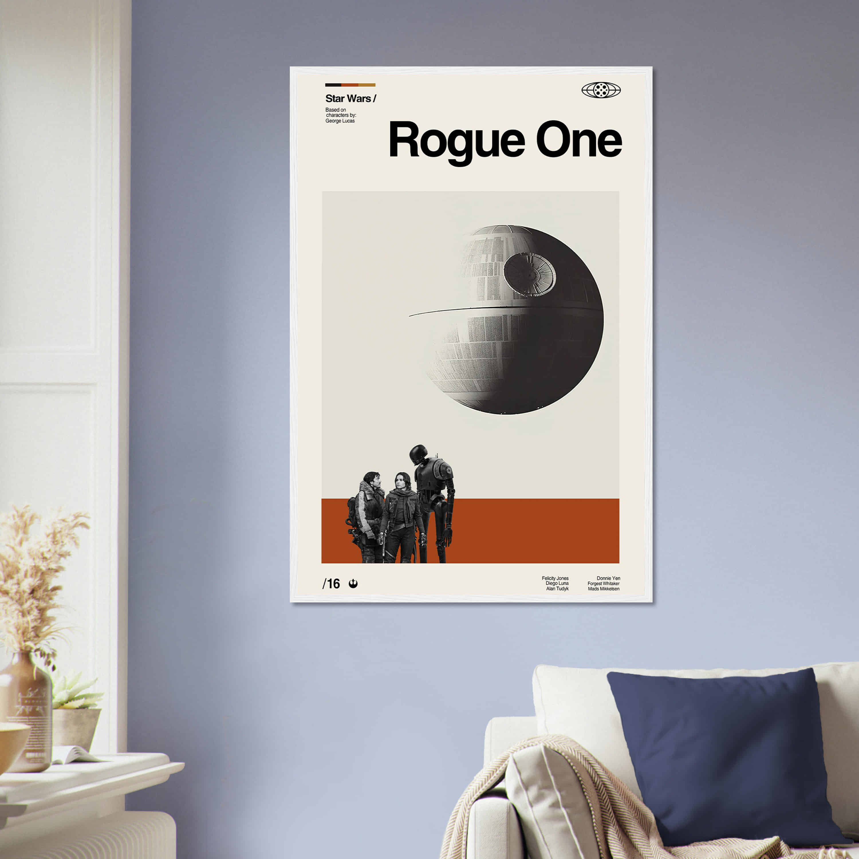Rogue One Movie Poster, Star Wars Poster, Rogue One Film Art - Citiesbox