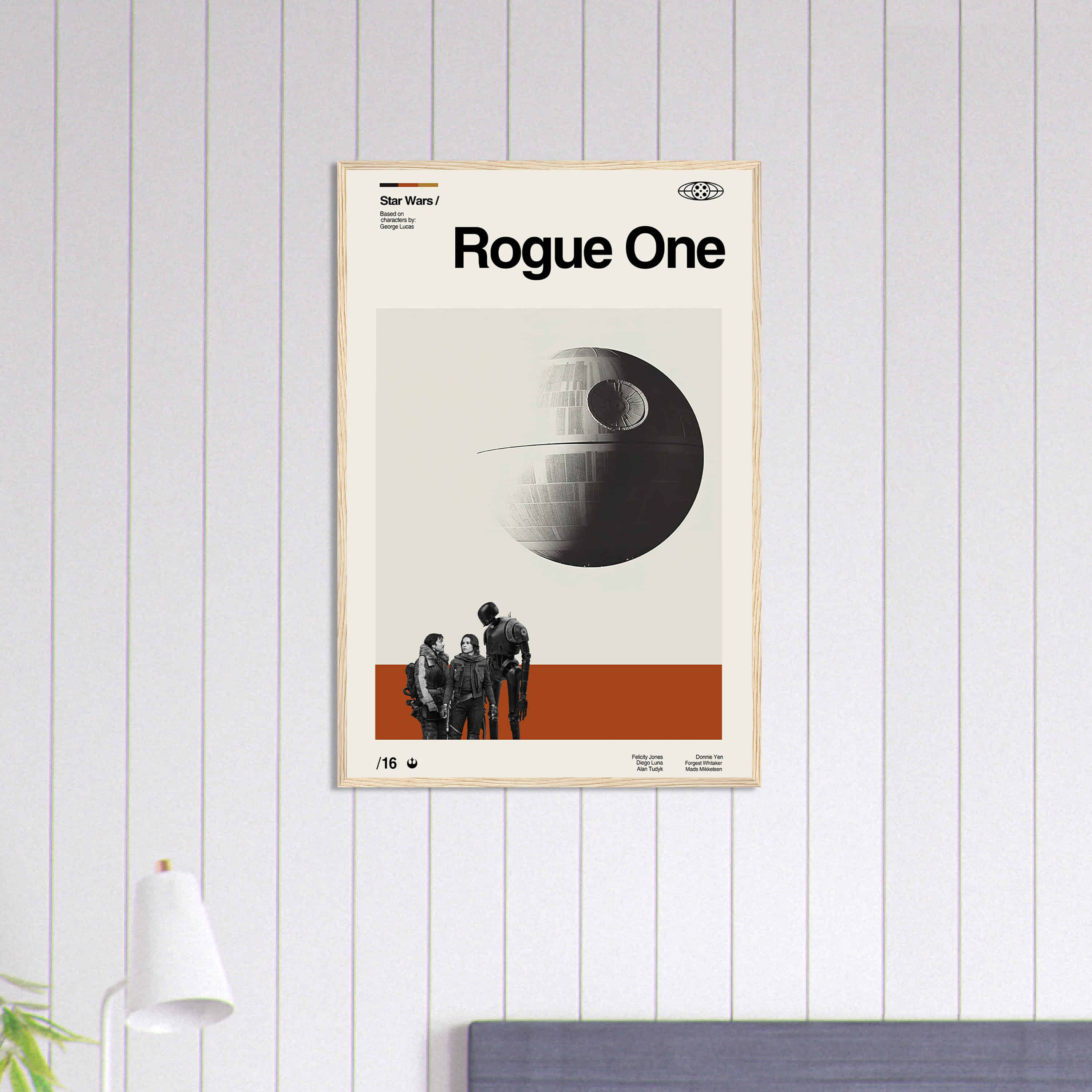 Rogue One Movie Poster, Star Wars Poster, Rogue One Film Art - Citiesbox