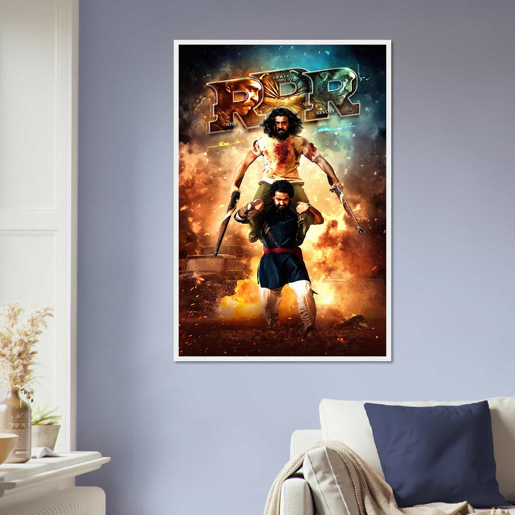 RRR Movie Poster, RRR Classic Movie Poster - Citiesbox