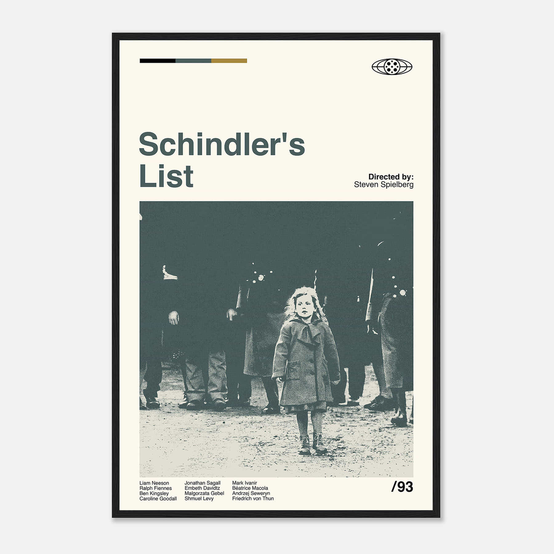 Schindlers List Poster, Schindlers List Print, Movie Poster - Citiesbox