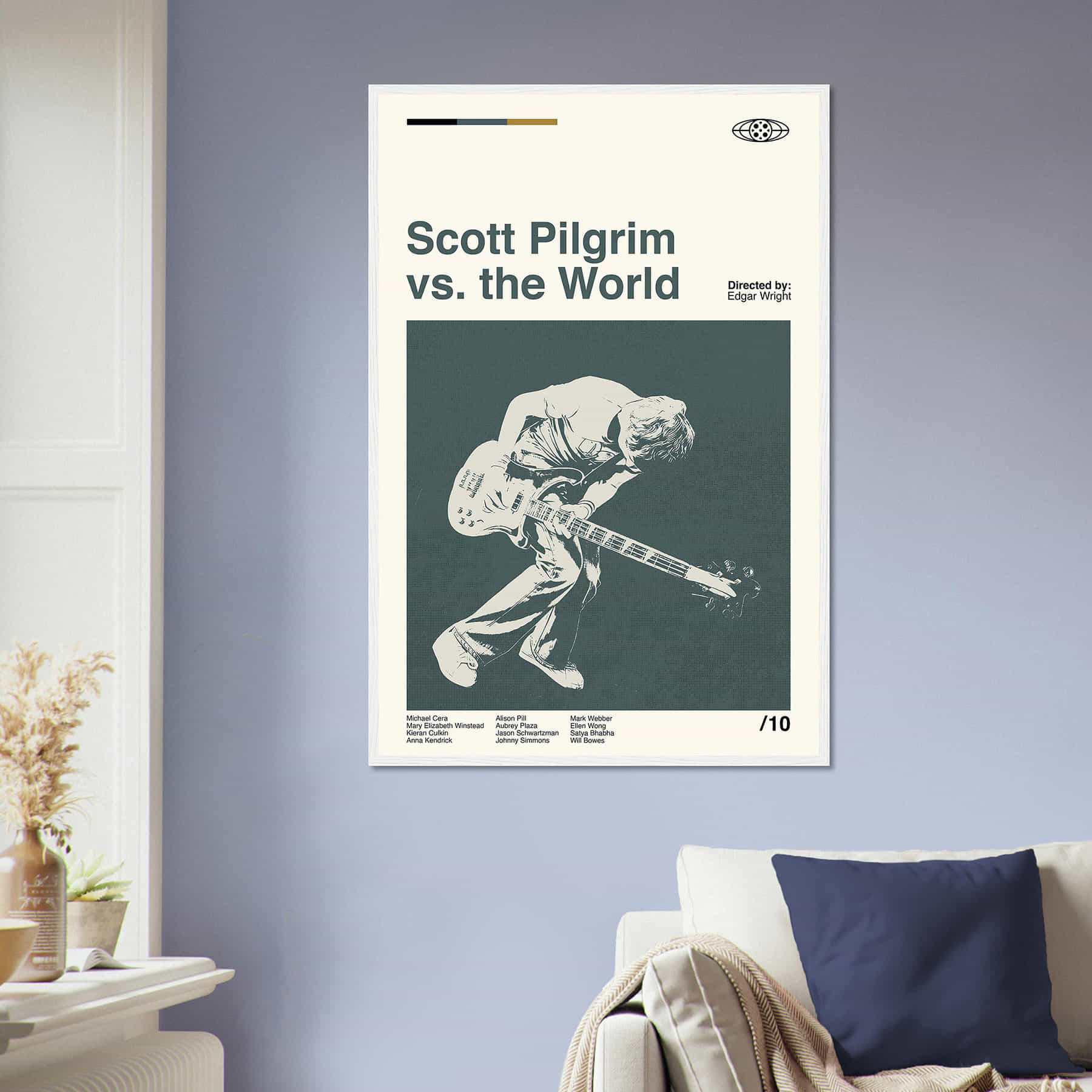 Scott Pilgrim Movie Poster, Scott Pilgrim Print, Retro Movie Poster ...