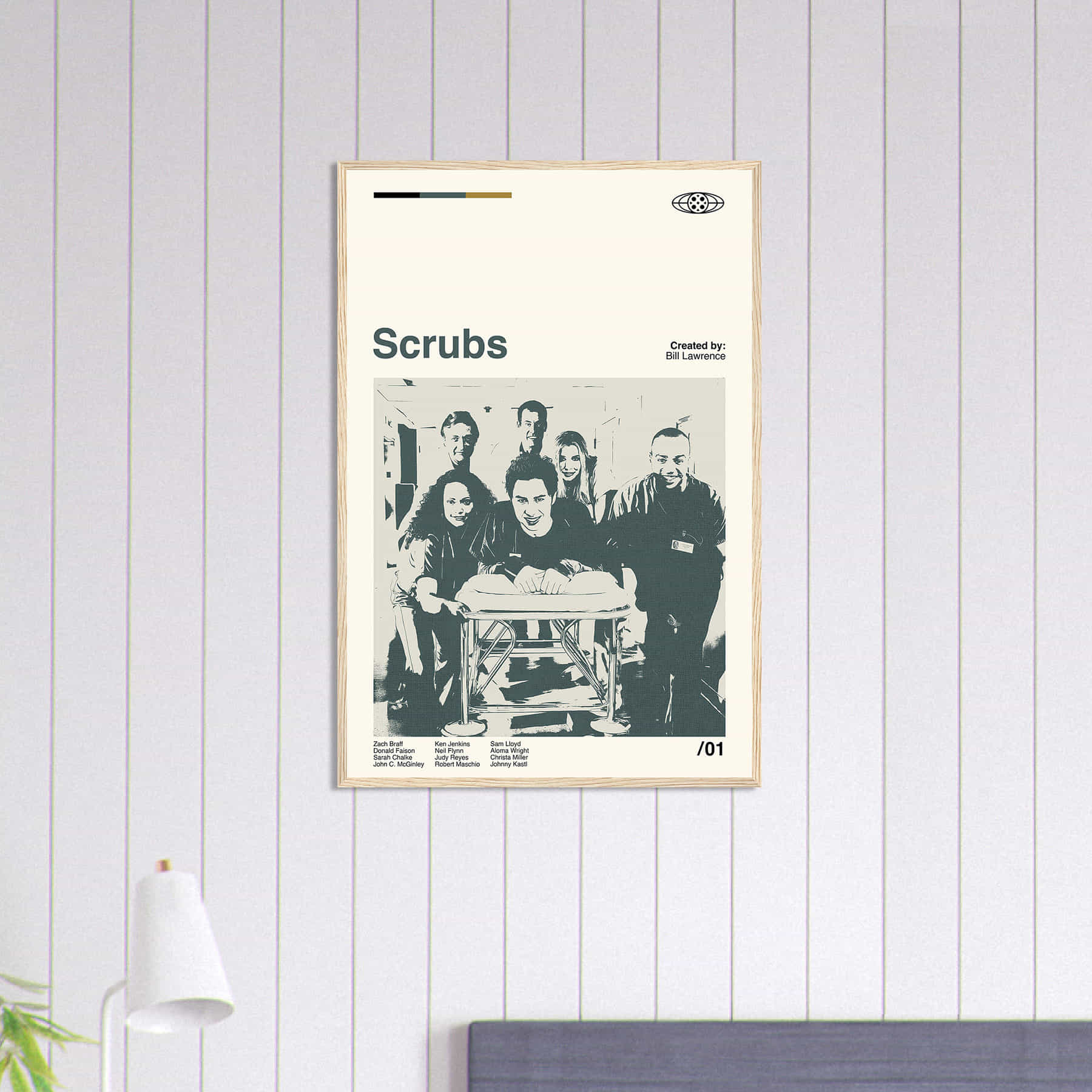 Scrubs Poster, Scrubs Print, Retro Movie Poster - Citiesbox