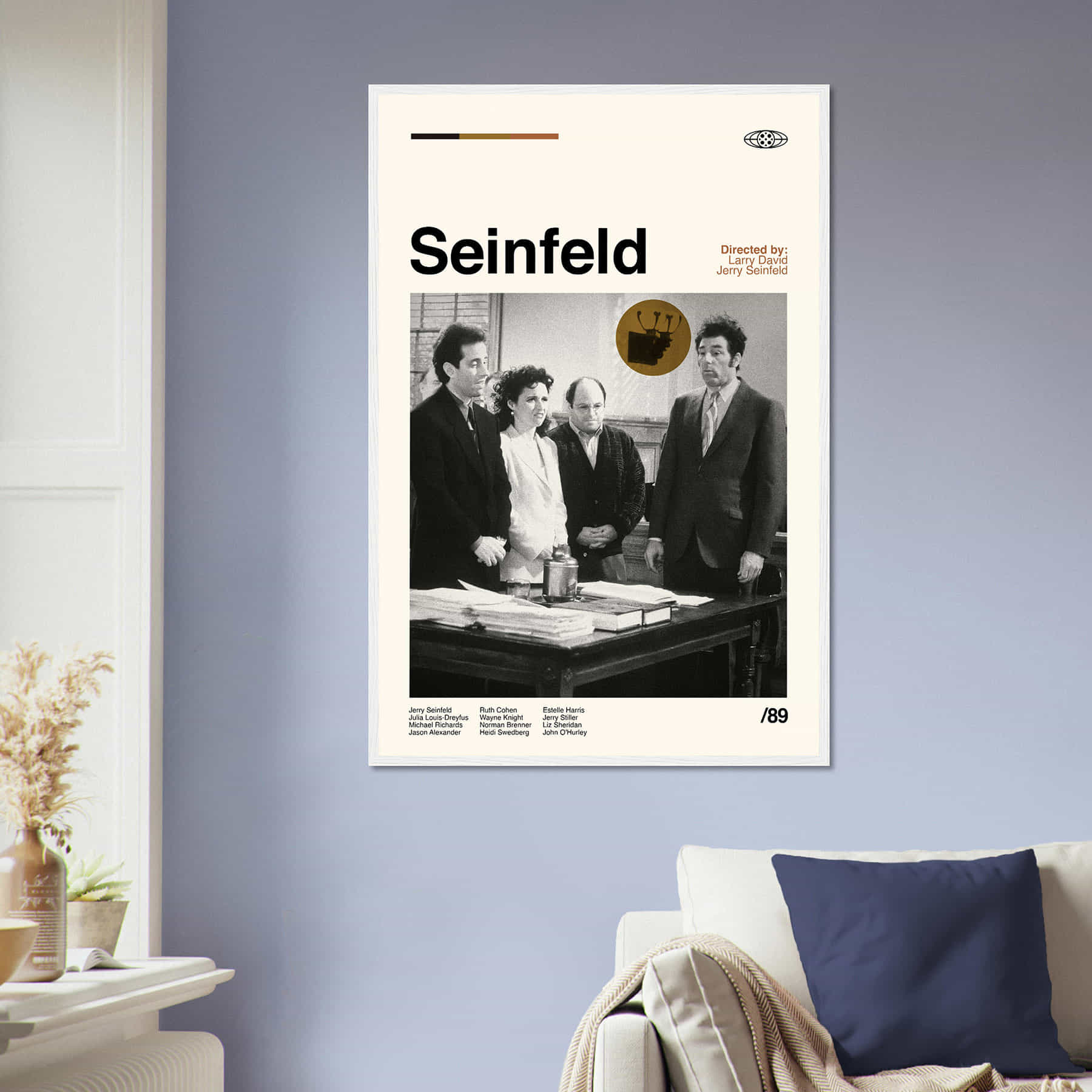 Seinfeld Poster, Larry David, Minimalist Art - Citiesbox