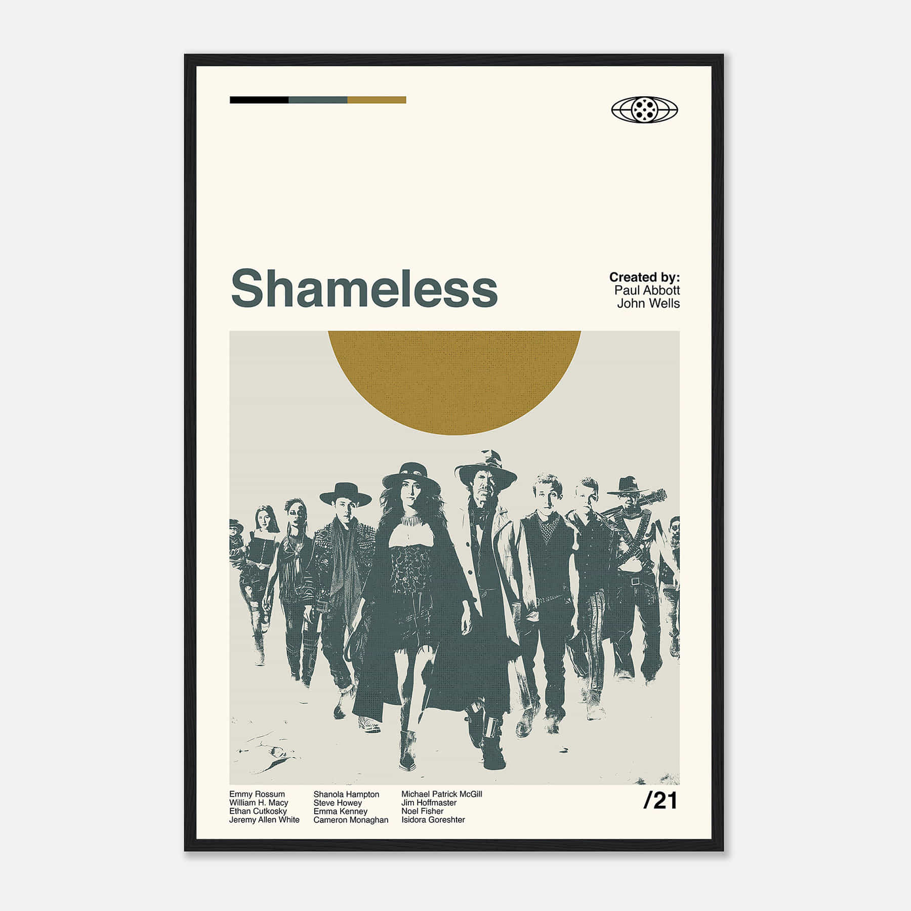 Shameless Poster, Shameless Print, Retro Movie Poster - Citiesbox