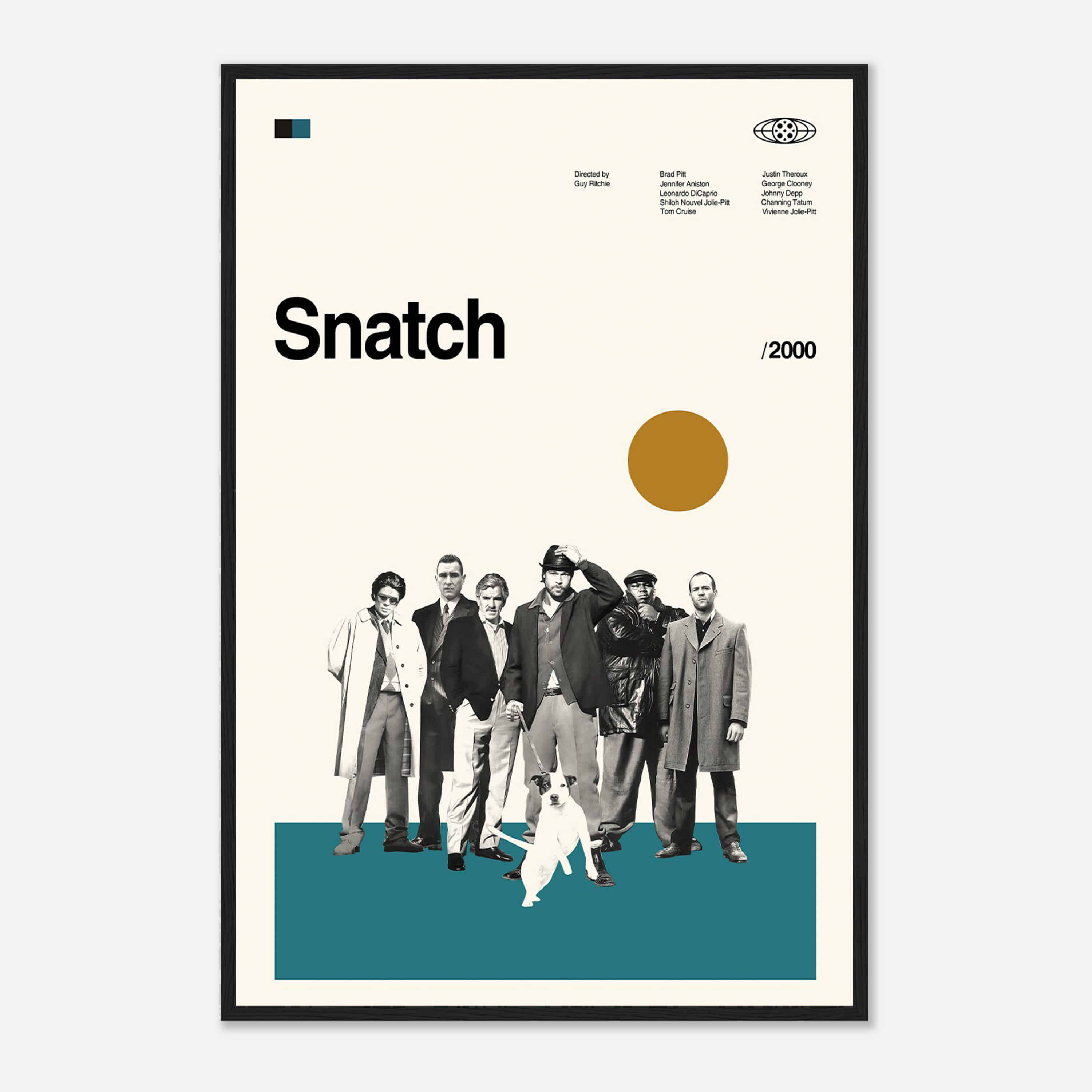 Snatch Poster, Guy Ritchie, Vintage Modern - Citiesbox