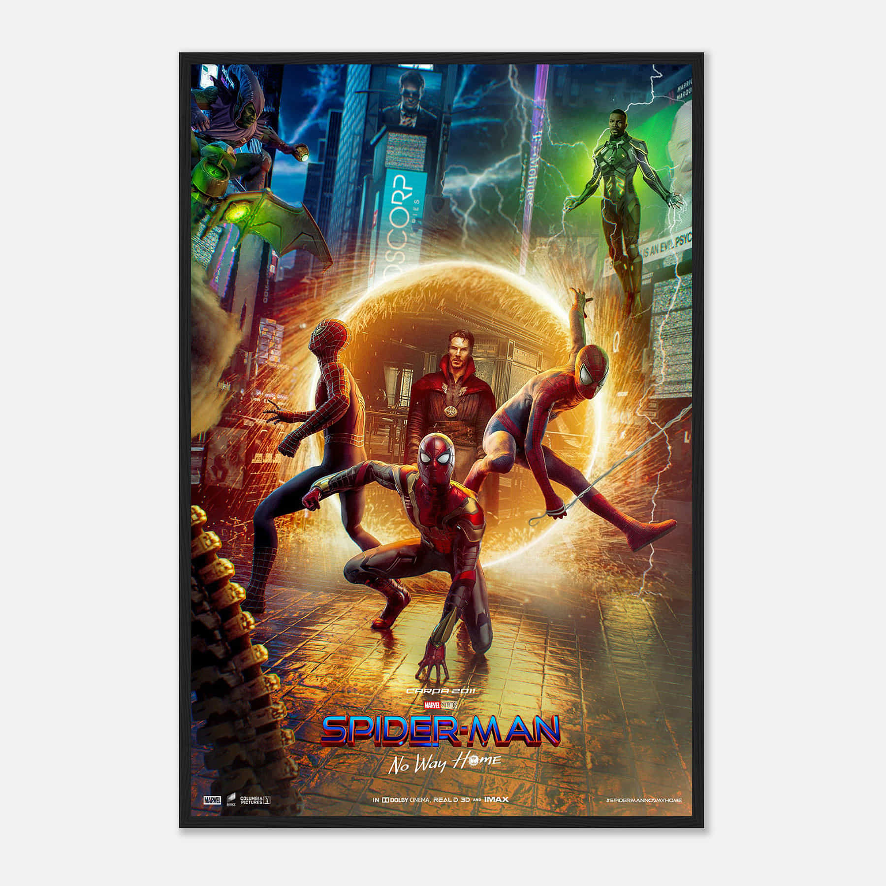 Spider-Man No Way Home Movie Poster, Spider-Man Poster, Wall ART ...