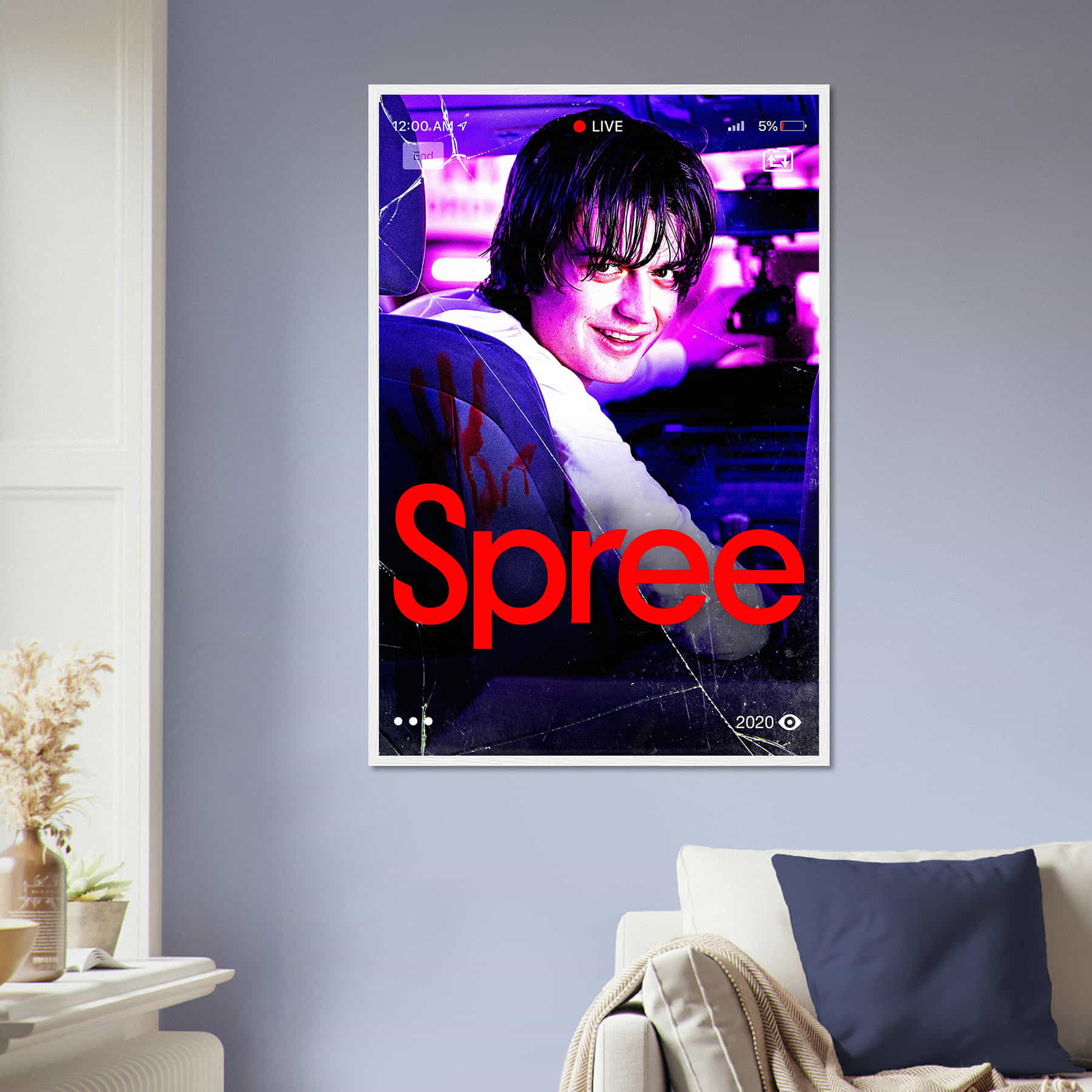 SPREE Movie Poster, SPREE Classic Vintage Horror Movie Poster, Poster ...