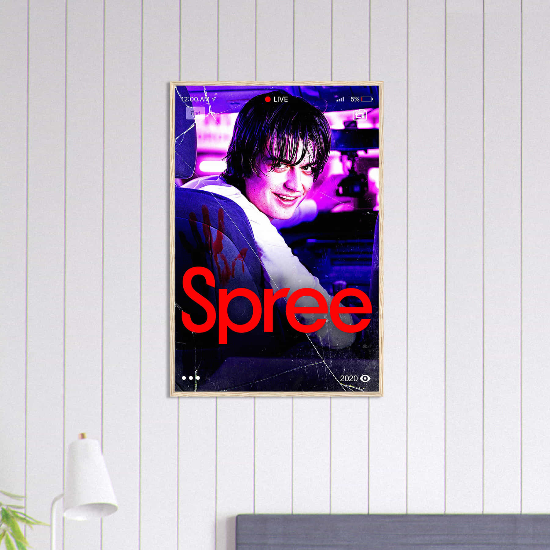 SPREE Movie Poster, SPREE Classic Vintage Horror Movie Poster, Poster ...