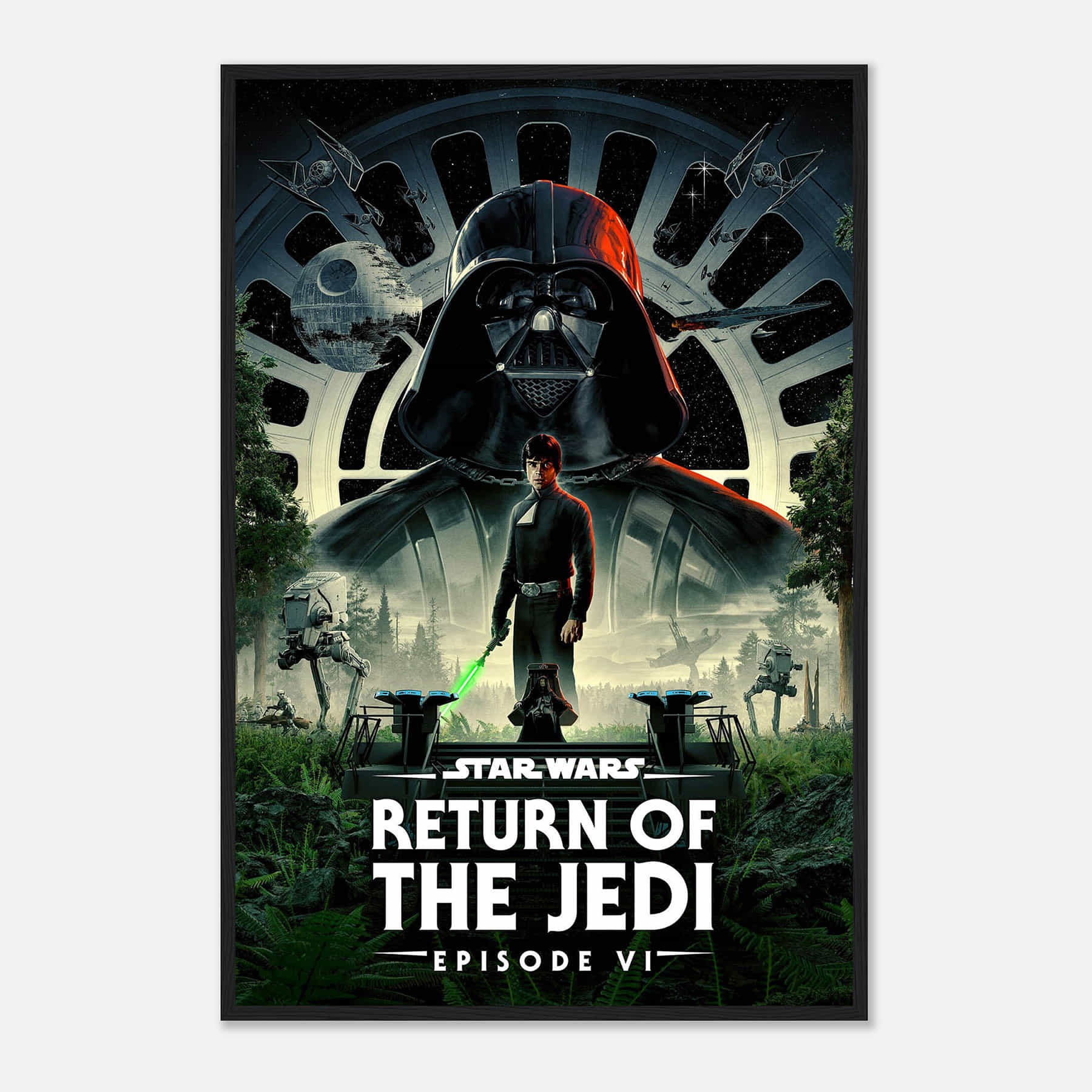 Star Wars Episode VI, Revenge Of The Jedi Movie Poster, Classic Movie ...