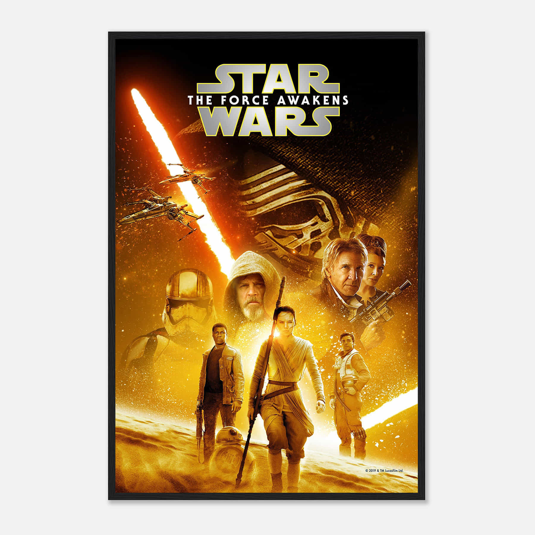 Star Wars The Force Awakens Movie Poster, Classic Movie Star Wars ...