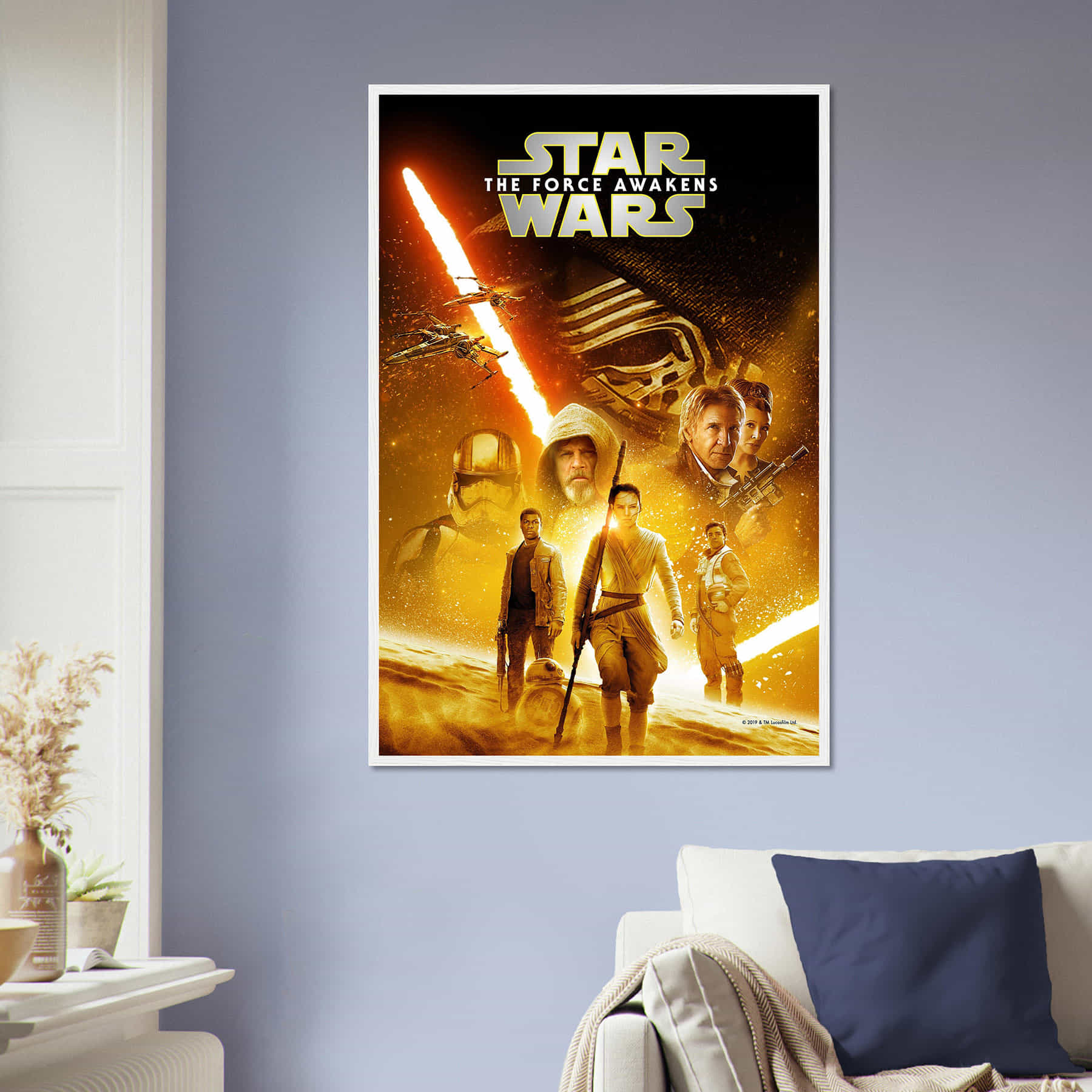 Star Wars The Force Awakens Movie Poster, Classic Movie Star Wars ...