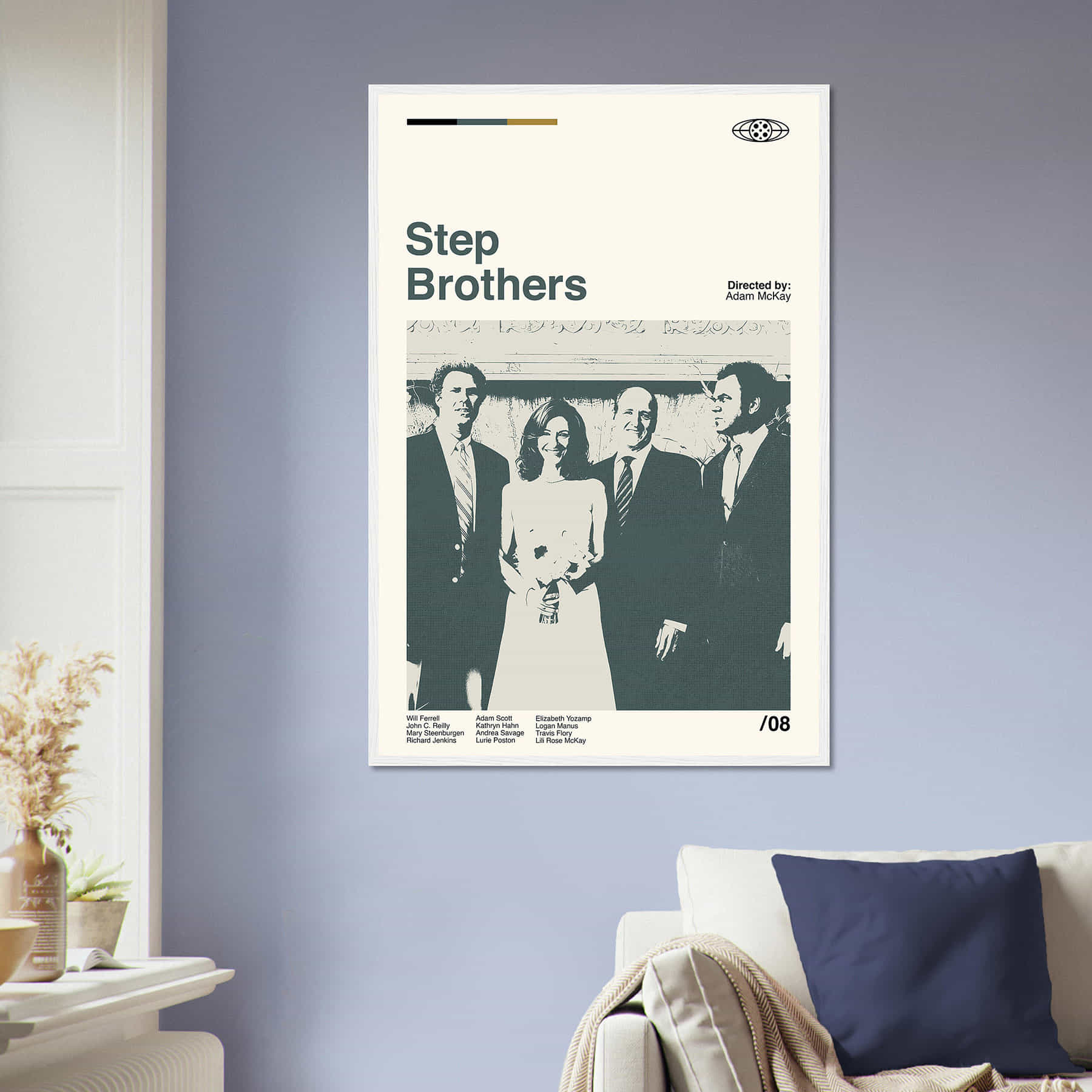 Step Brothers Movie Poster, Step Brothers Print, Retro Movie Poster ...