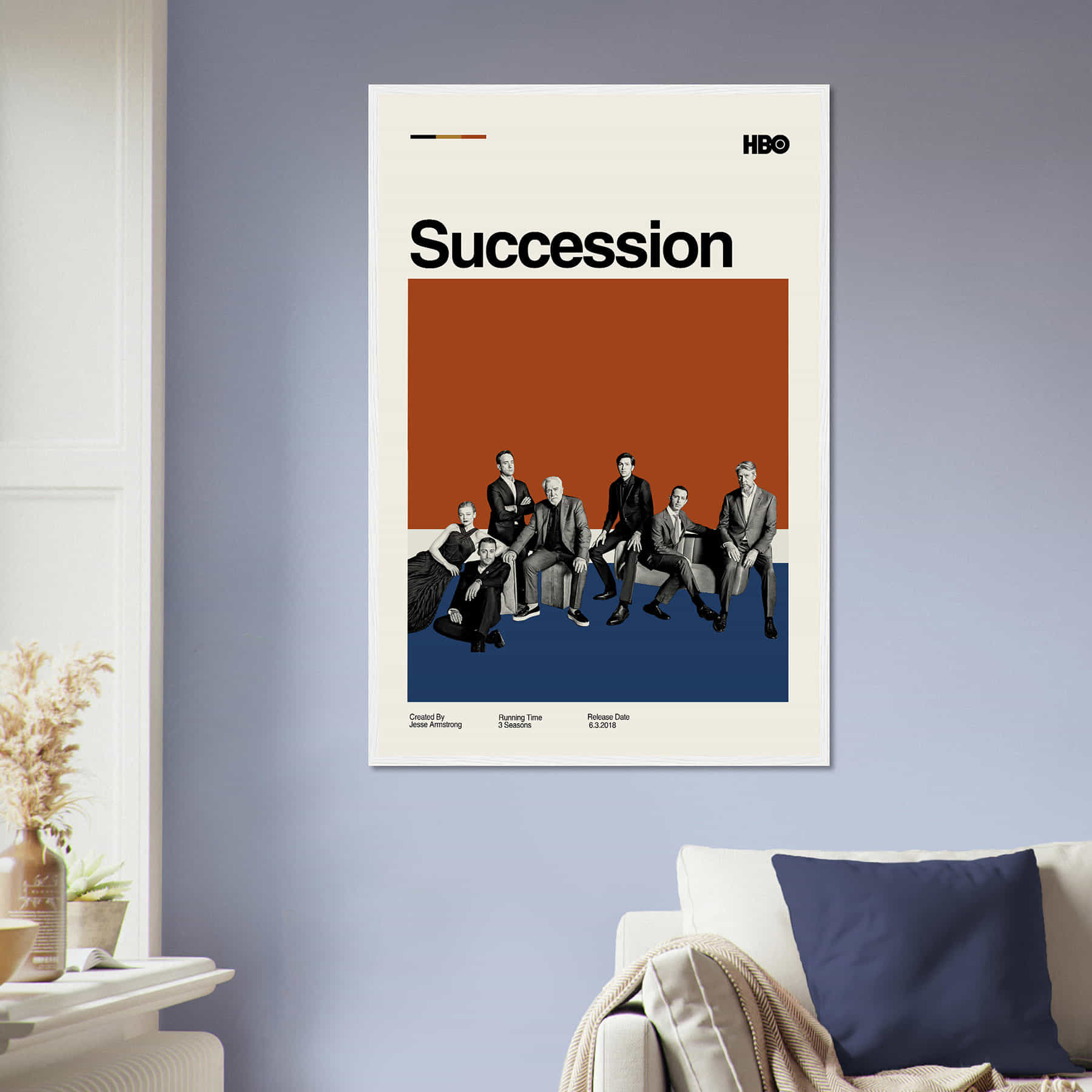 Succession Movie Poster, Succession Print, Vintage Retro - Citiesbox