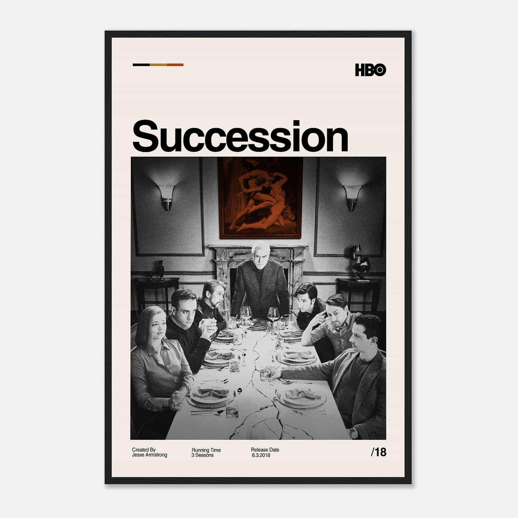 Succession Movie, Succession Poster, Minimalist Art - Citiesbox