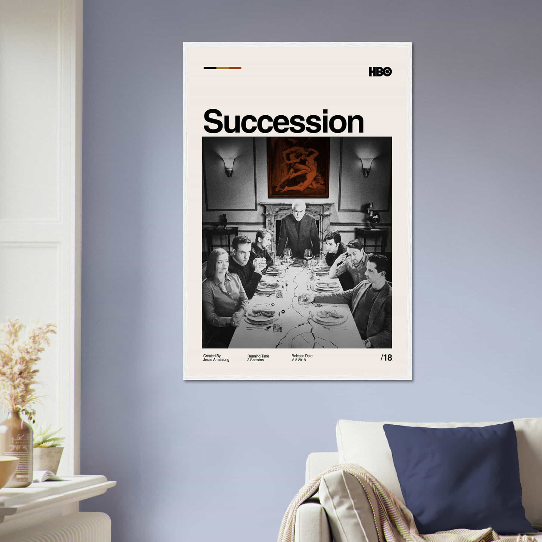 Succession Movie, Succession Poster, Minimalist Art - Citiesbox