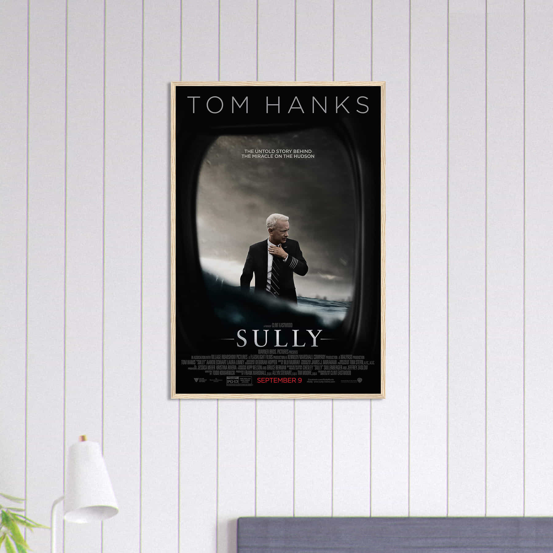 Sully (2016) Movie Poster, Tom Hanks Classic Movie Poster - Citiesbox