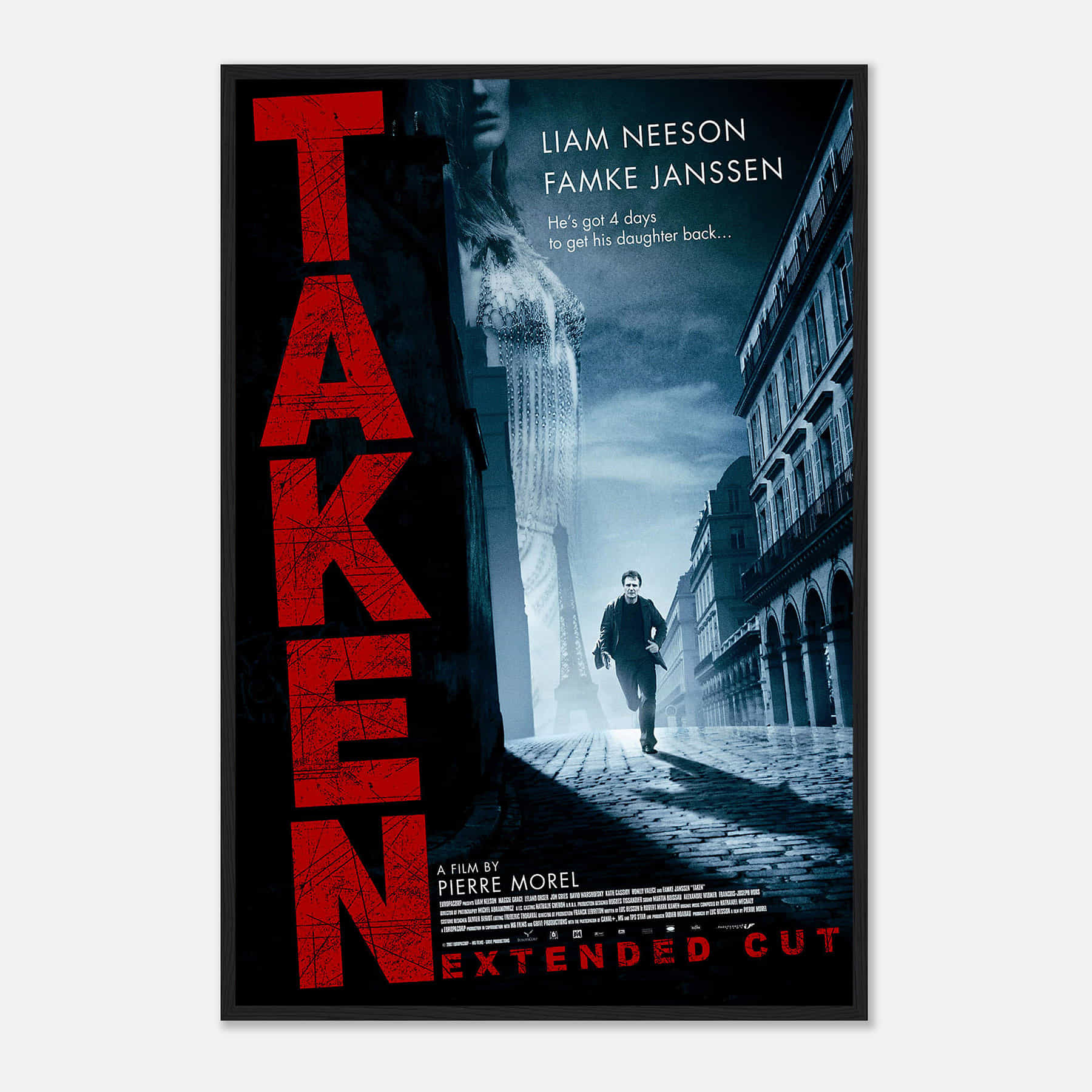 Taken (2008) Movie Poster, Liam Neeson Classic Movie Poster - Citiesbox
