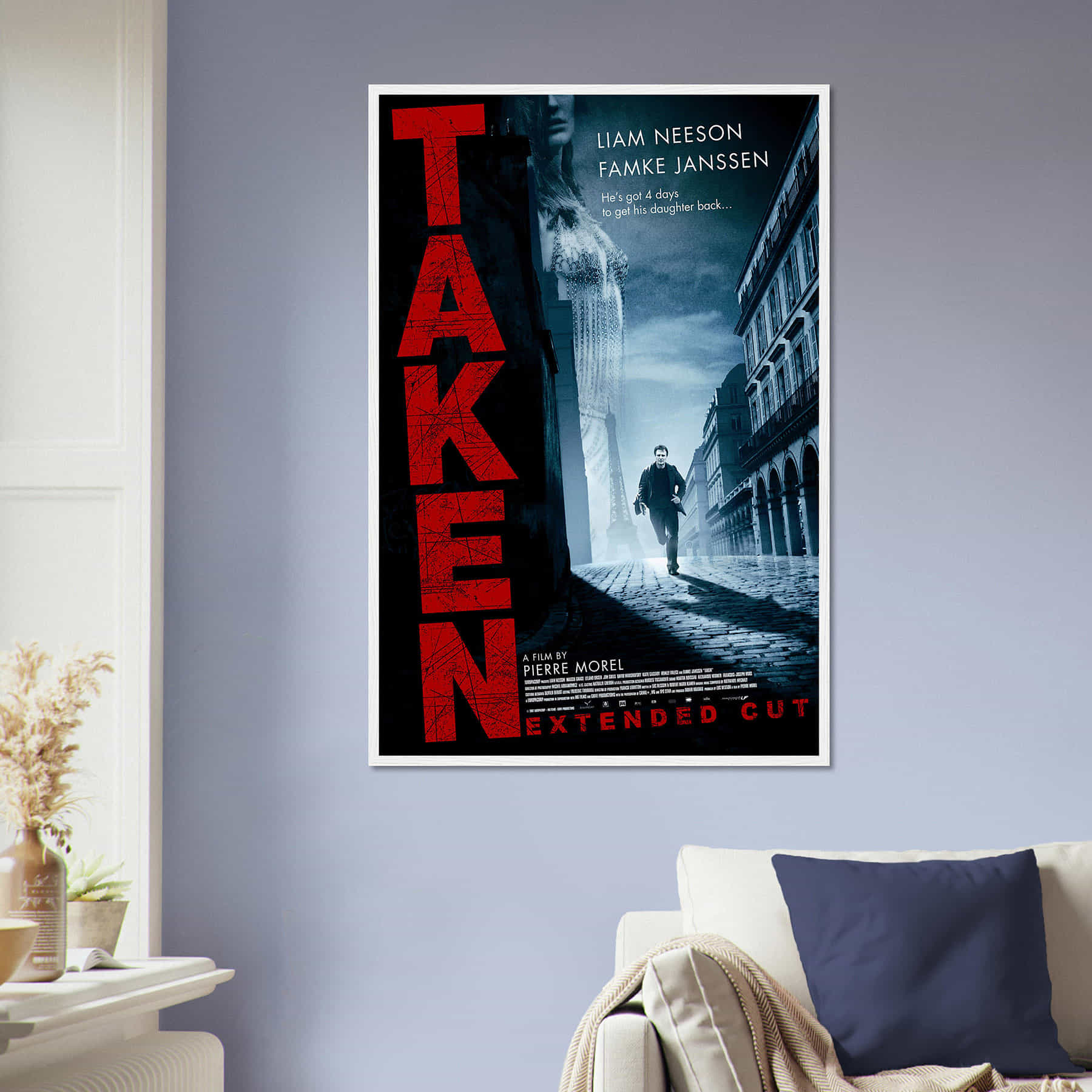 Taken (2008) Movie Poster, Liam Neeson Classic Movie Poster - Citiesbox