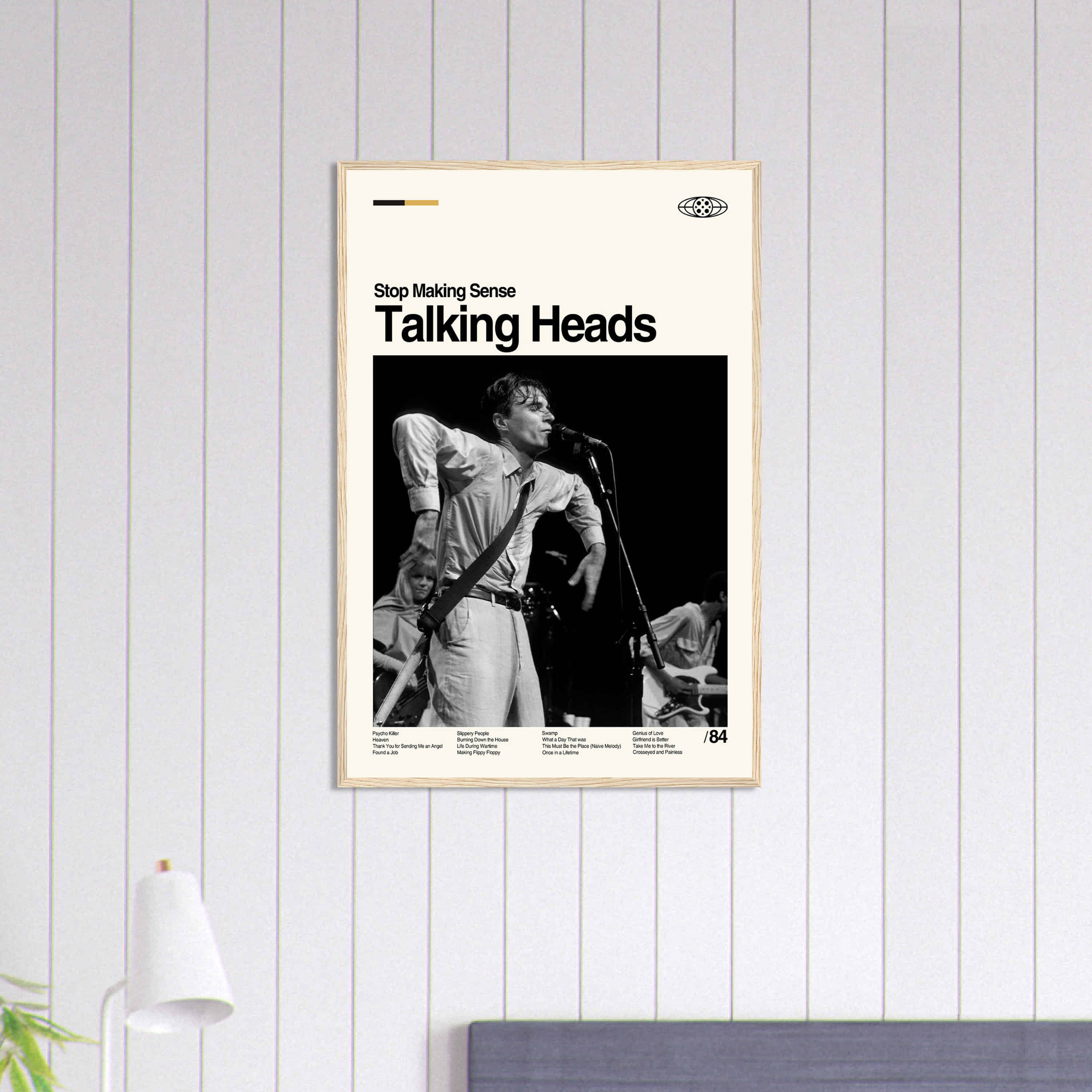 Talking Heads Movie, Stop Making Sense Retro, Retro Movie Poster ...