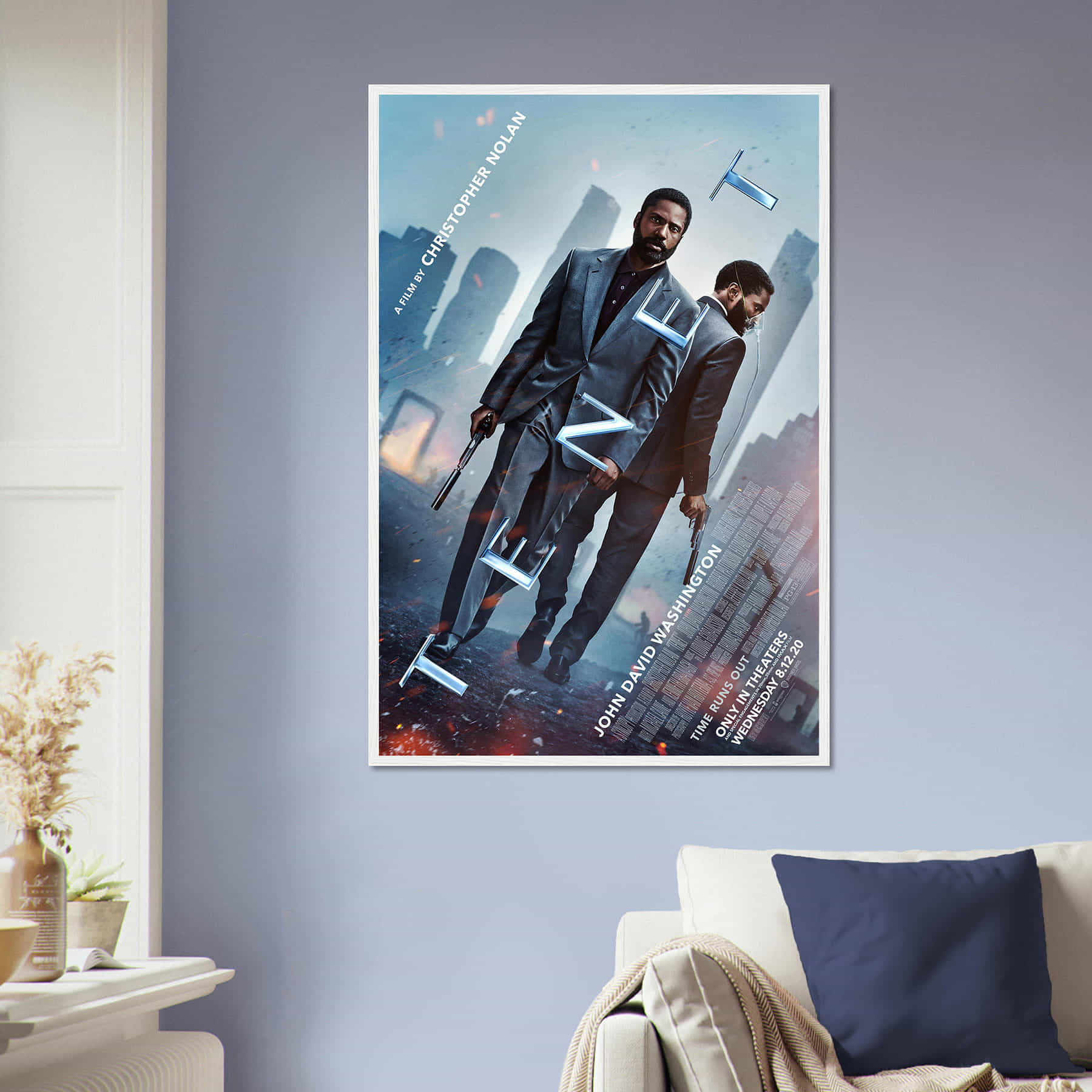 Tenet Movie Poster, Classic Vintage Movie Poster, Christopher Nolan ...