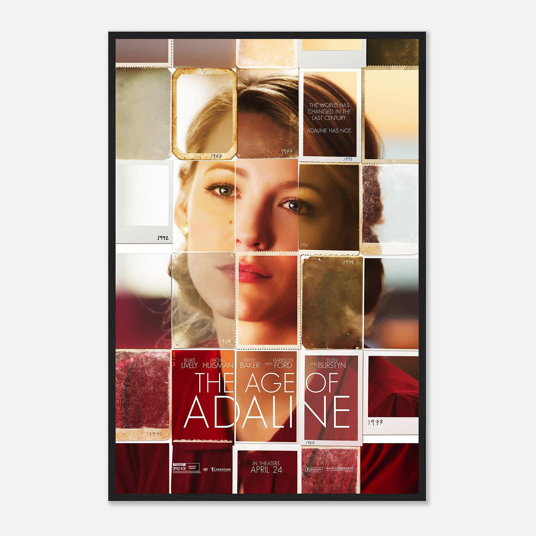 The Age of Adaline Movie Poster, The Age of Adaline Vintage Movie ...