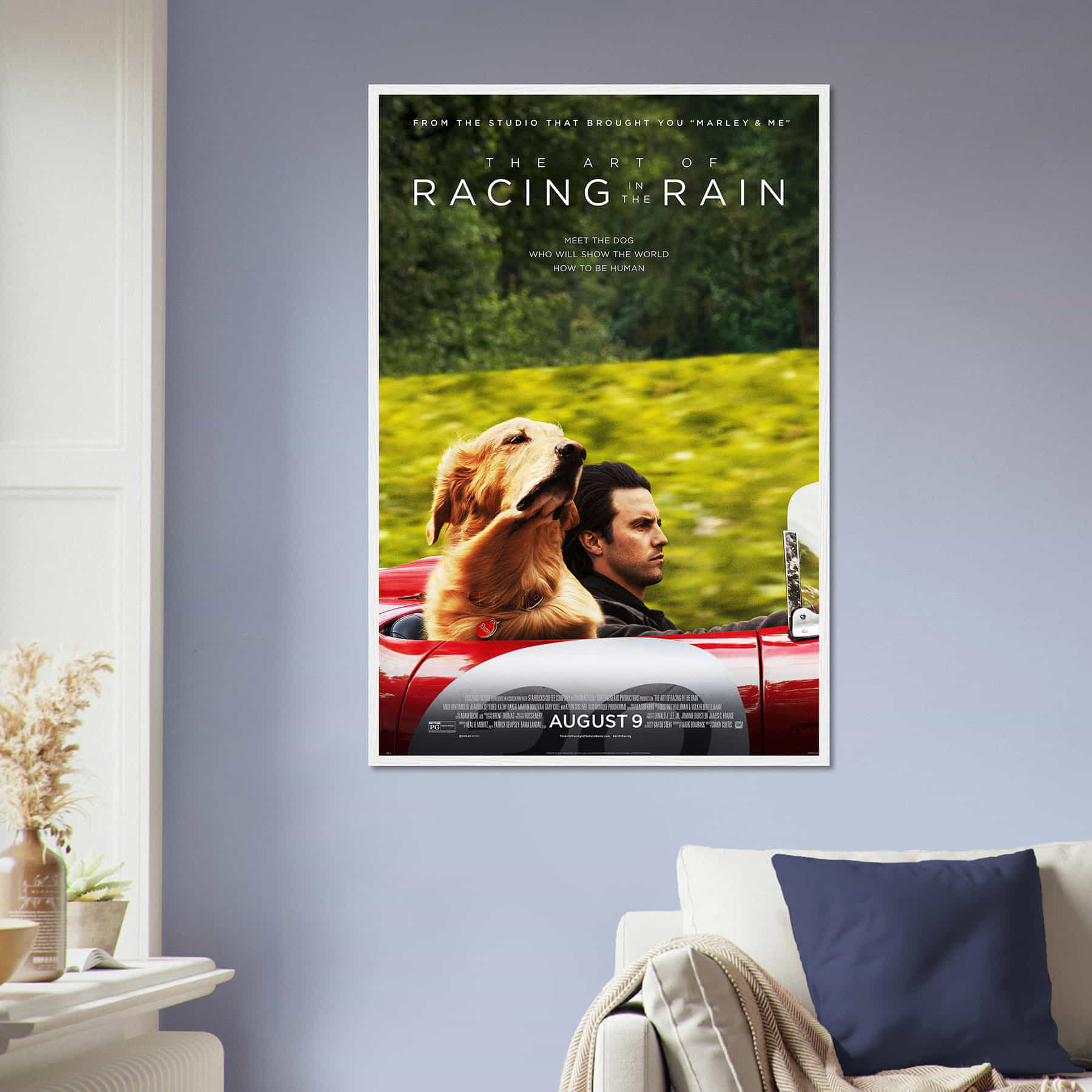 The Art of Racing in the Rain Movie Poster, Classic Movie Poster ...