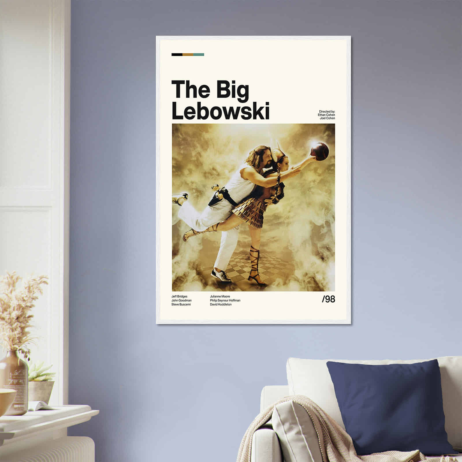 The Big Lebowski Movie Poster, The Big Lebowski Poster, Wall Art Film ...