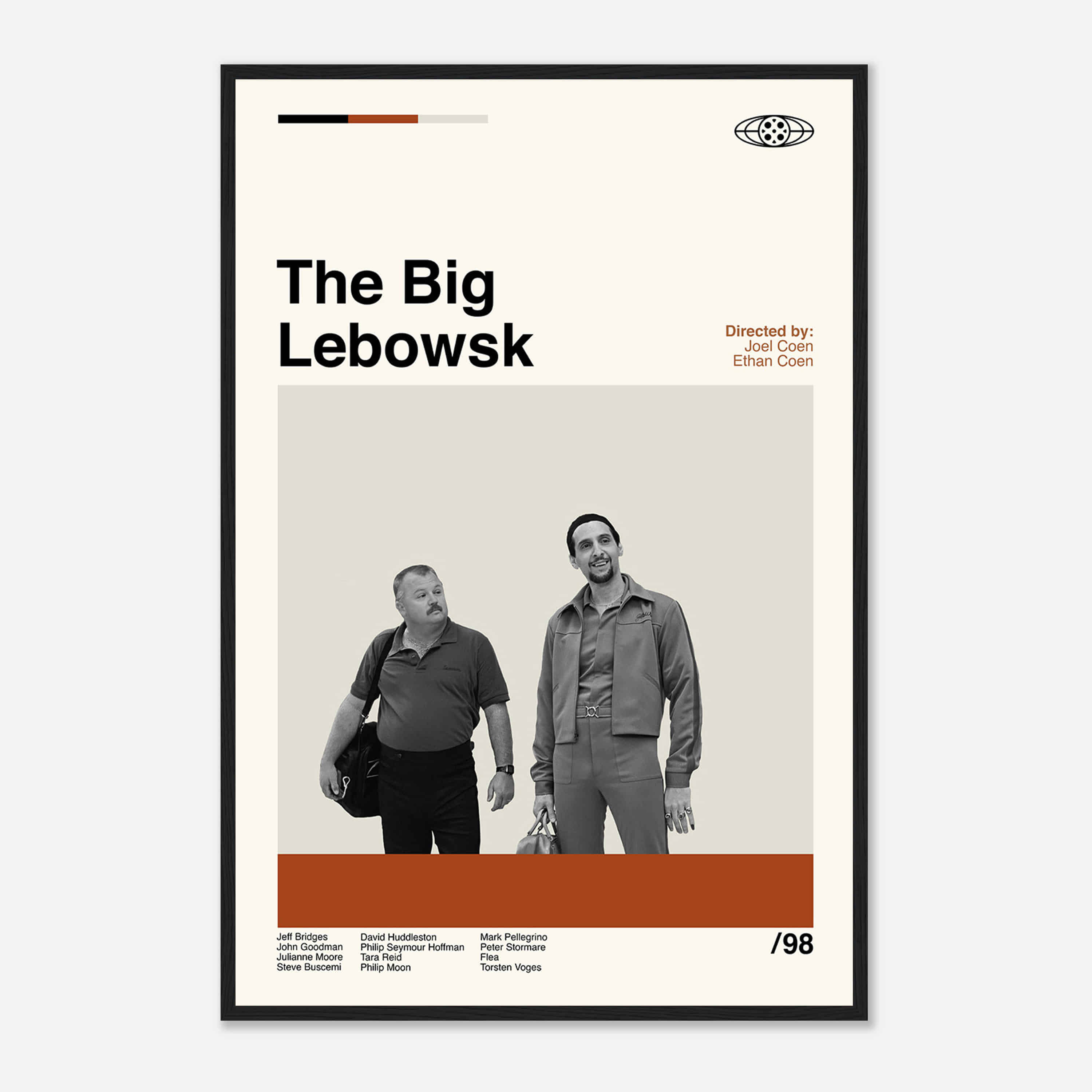 The Big Lebowski Movie Poster, The Big Lebowski Print, Wall Art - Citiesbox
