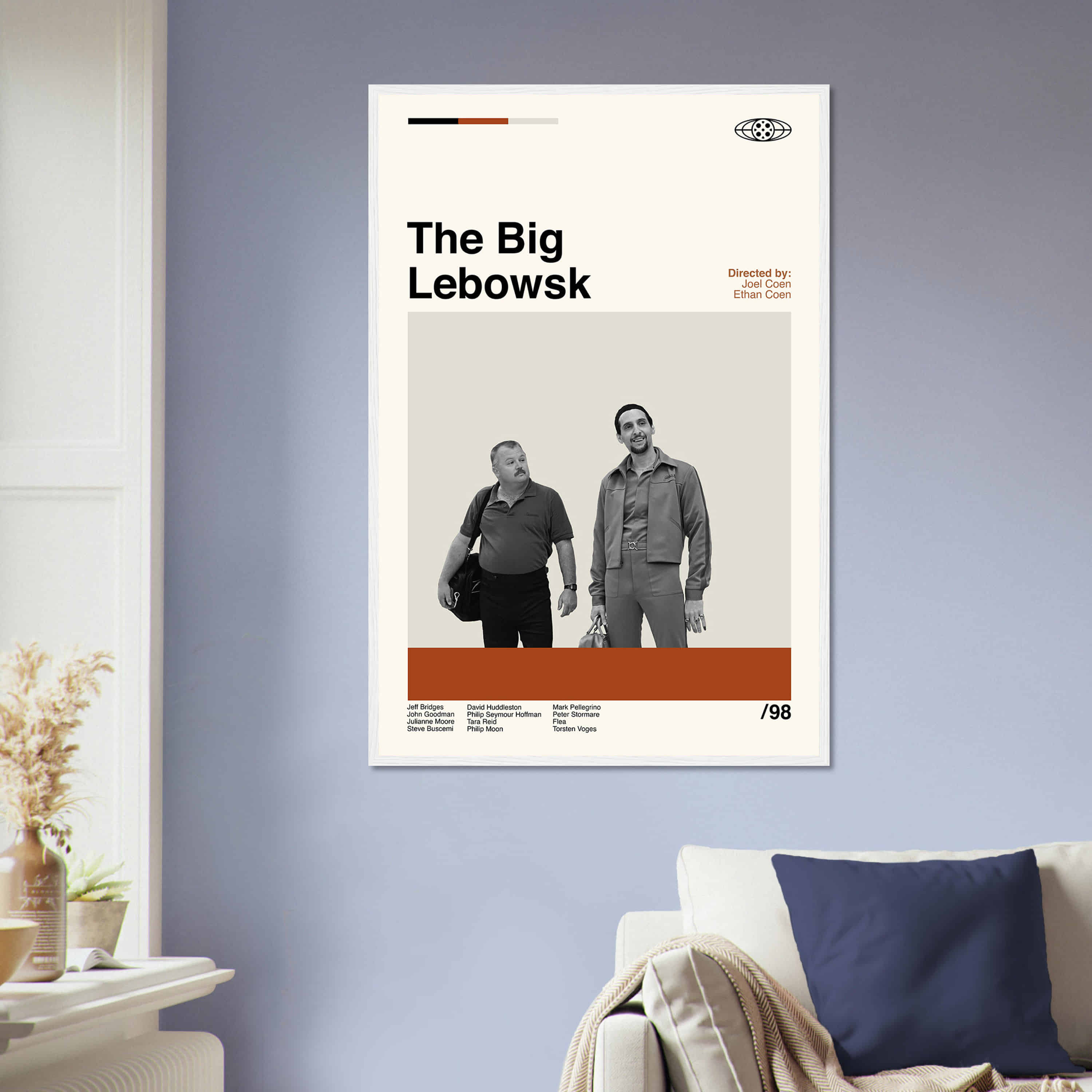 The Big Lebowski Movie Poster, The Big Lebowski Print, Wall Art - Citiesbox