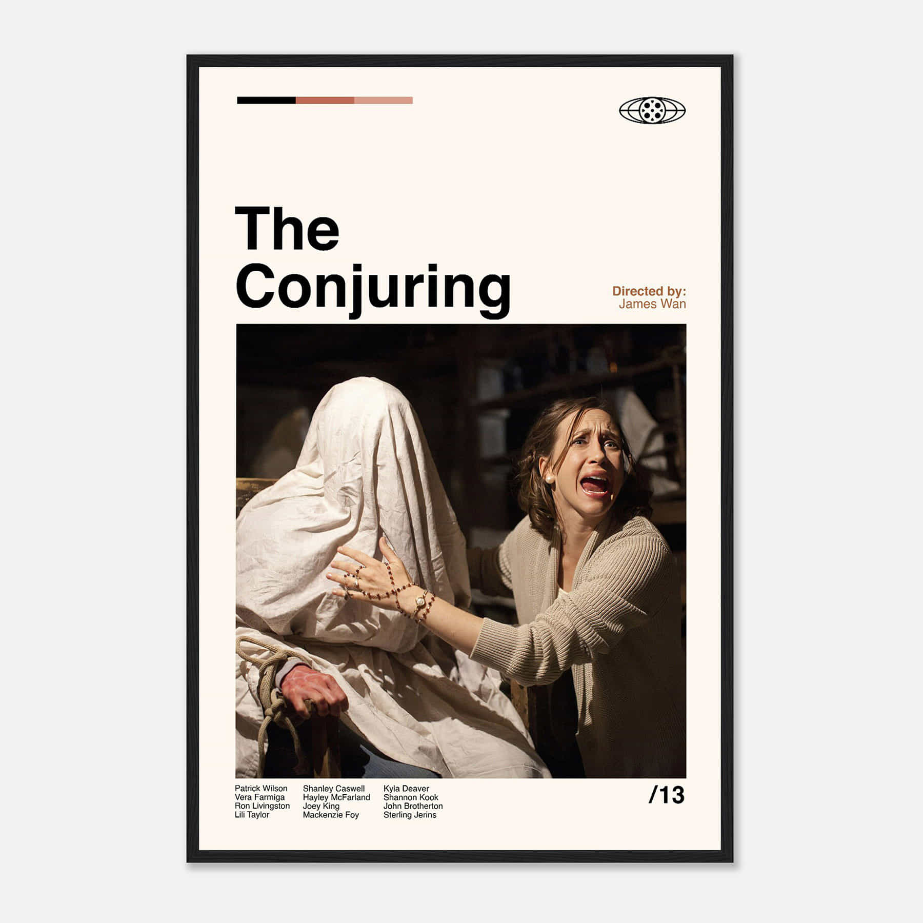 The Conjuring Movie Poster, James Wan, Retro Movie Poster - Citiesbox