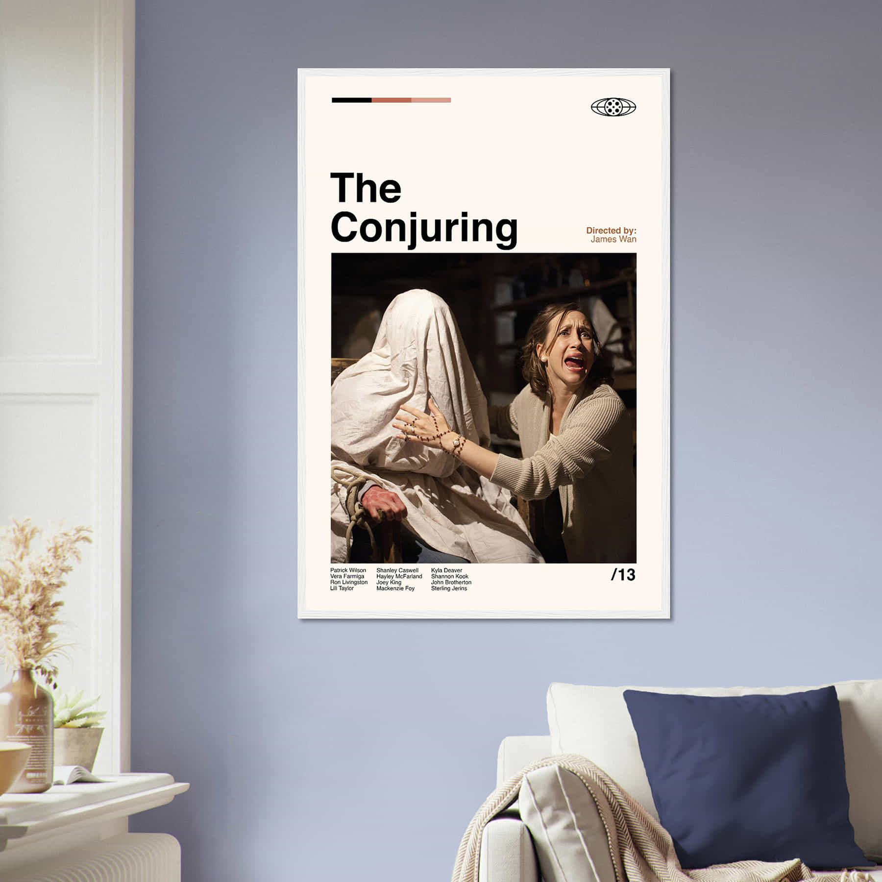 The Conjuring Movie Poster, James Wan, Retro Movie Poster - Citiesbox