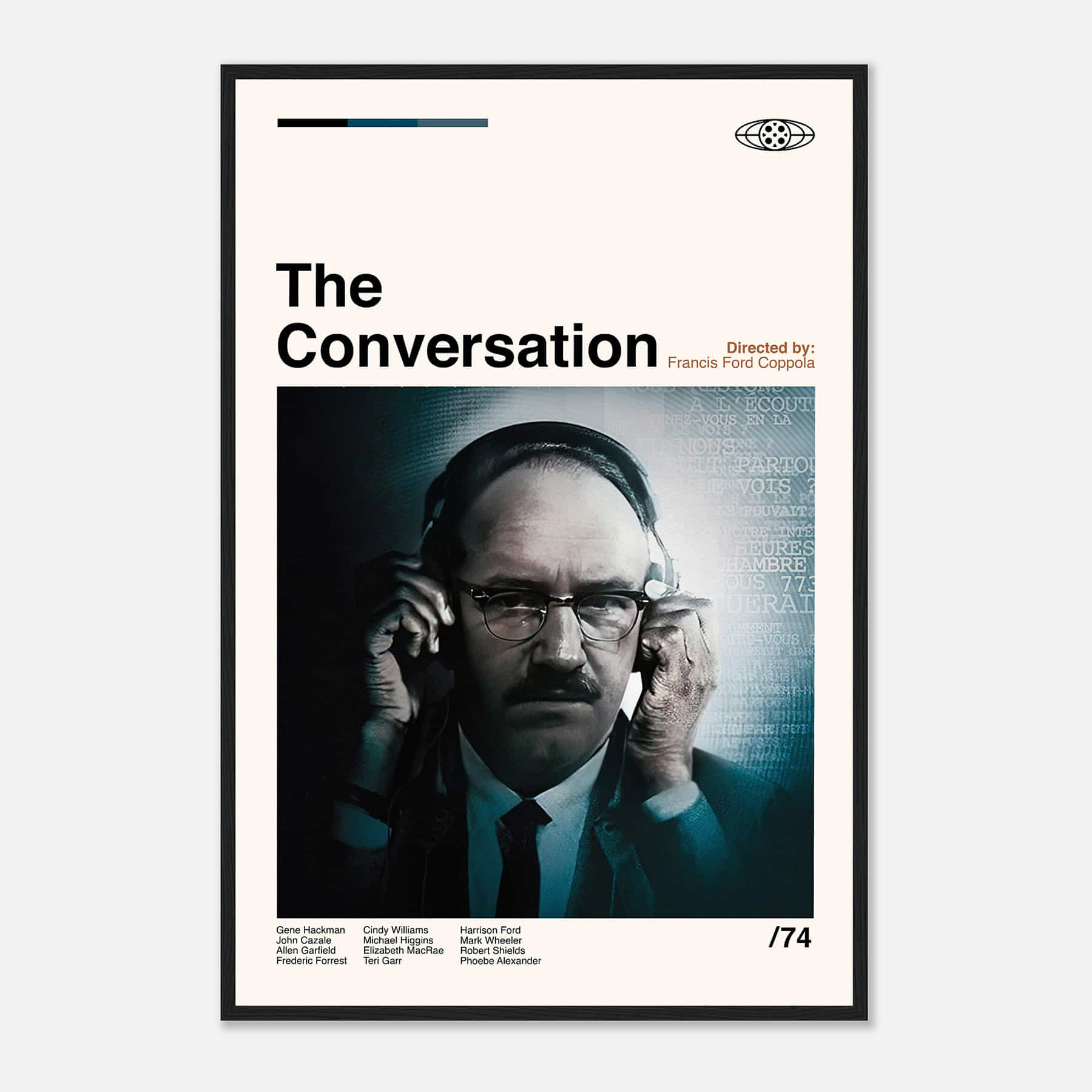 The Conversation Movie Poster, The Conversation Print, Minimalist Movie ...