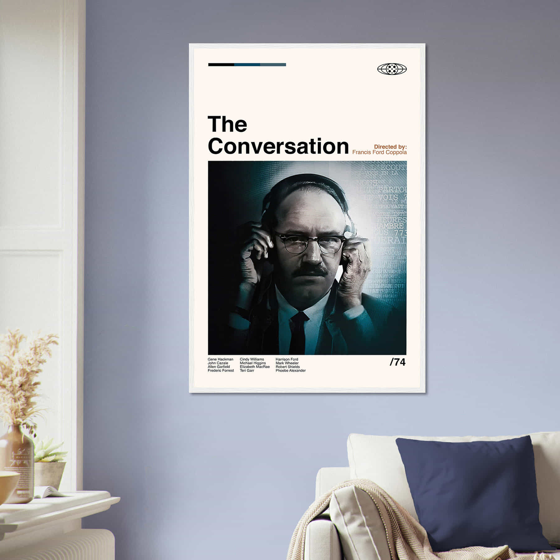 The Conversation Movie Poster, The Conversation Print, Minimalist Movie ...