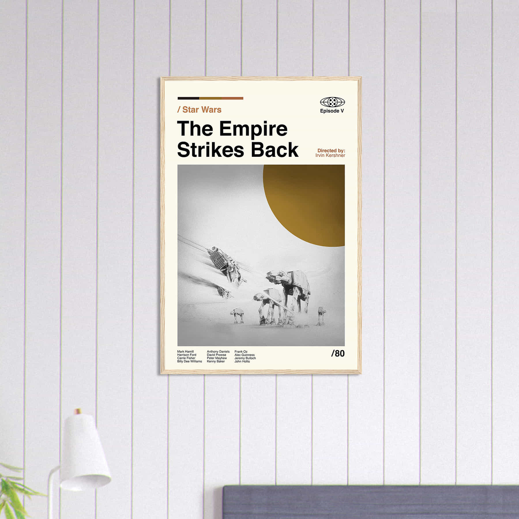 The Empire Strikes Back Poster, The Empire Strikes Back Print, Retro ...