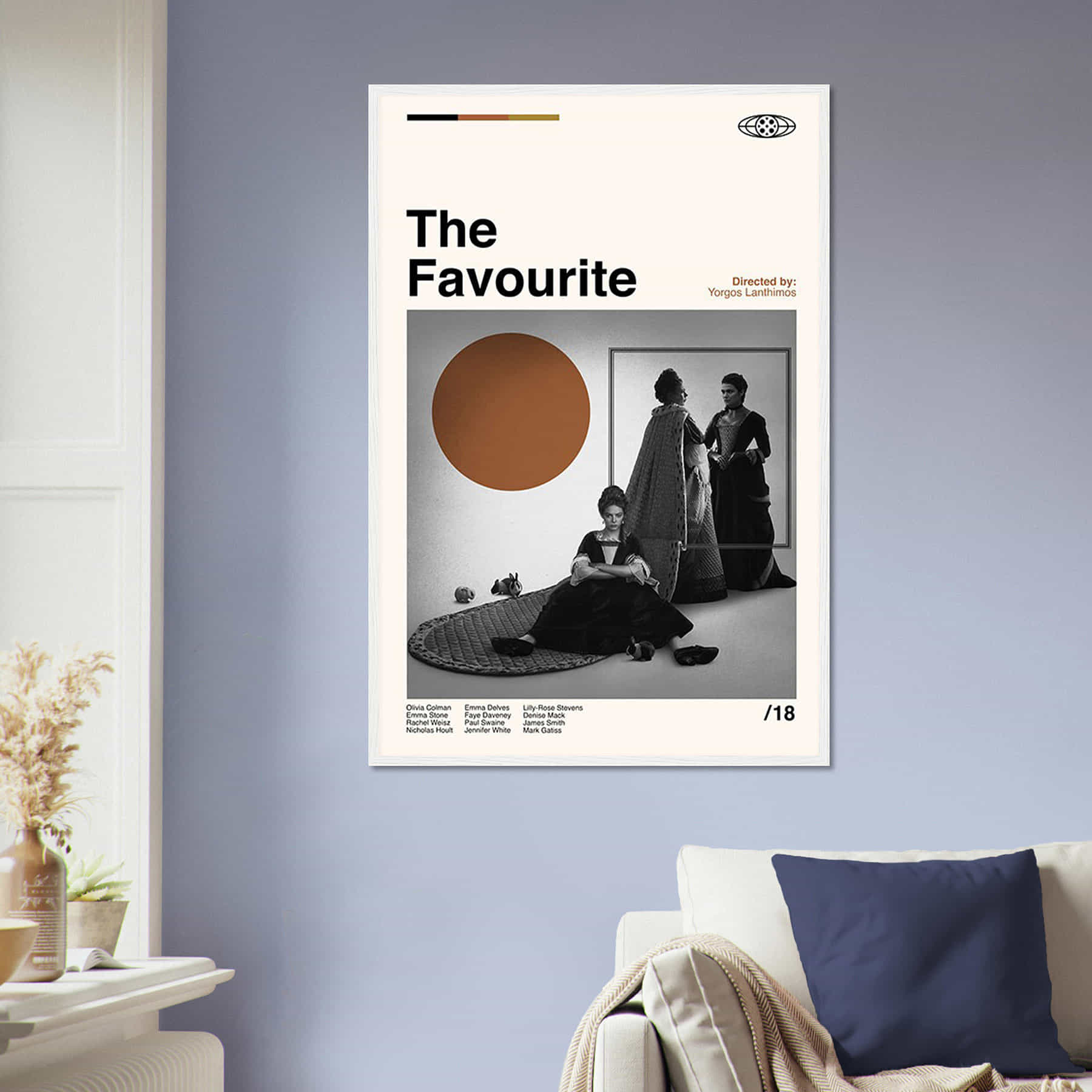 The Favourite Movie Poster, Minimalist Movie Poster, Vintage Retro Art ...