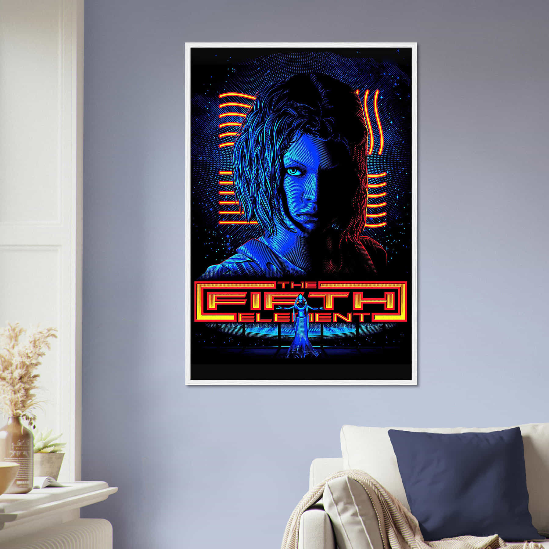 The Fifth Element Poster, Classic Vintage Movie The Fifth Element Poster - Citiesbox