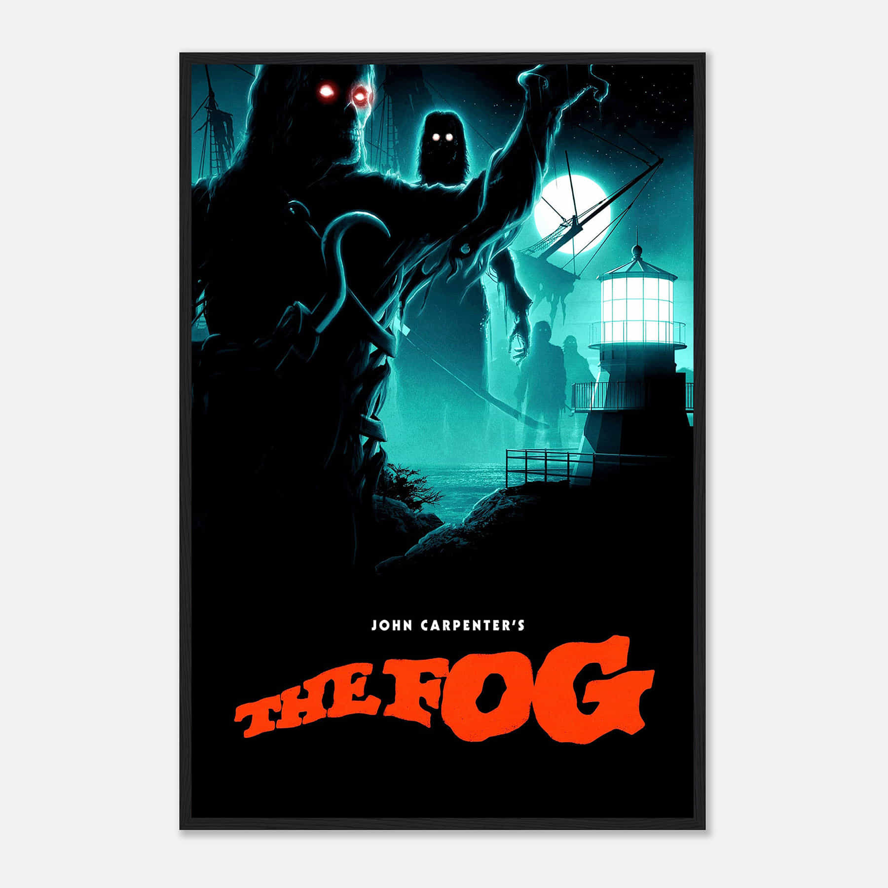 The Fog John Carpenter Jamie Lee Curtis Horror Movie Poster, Classic ...