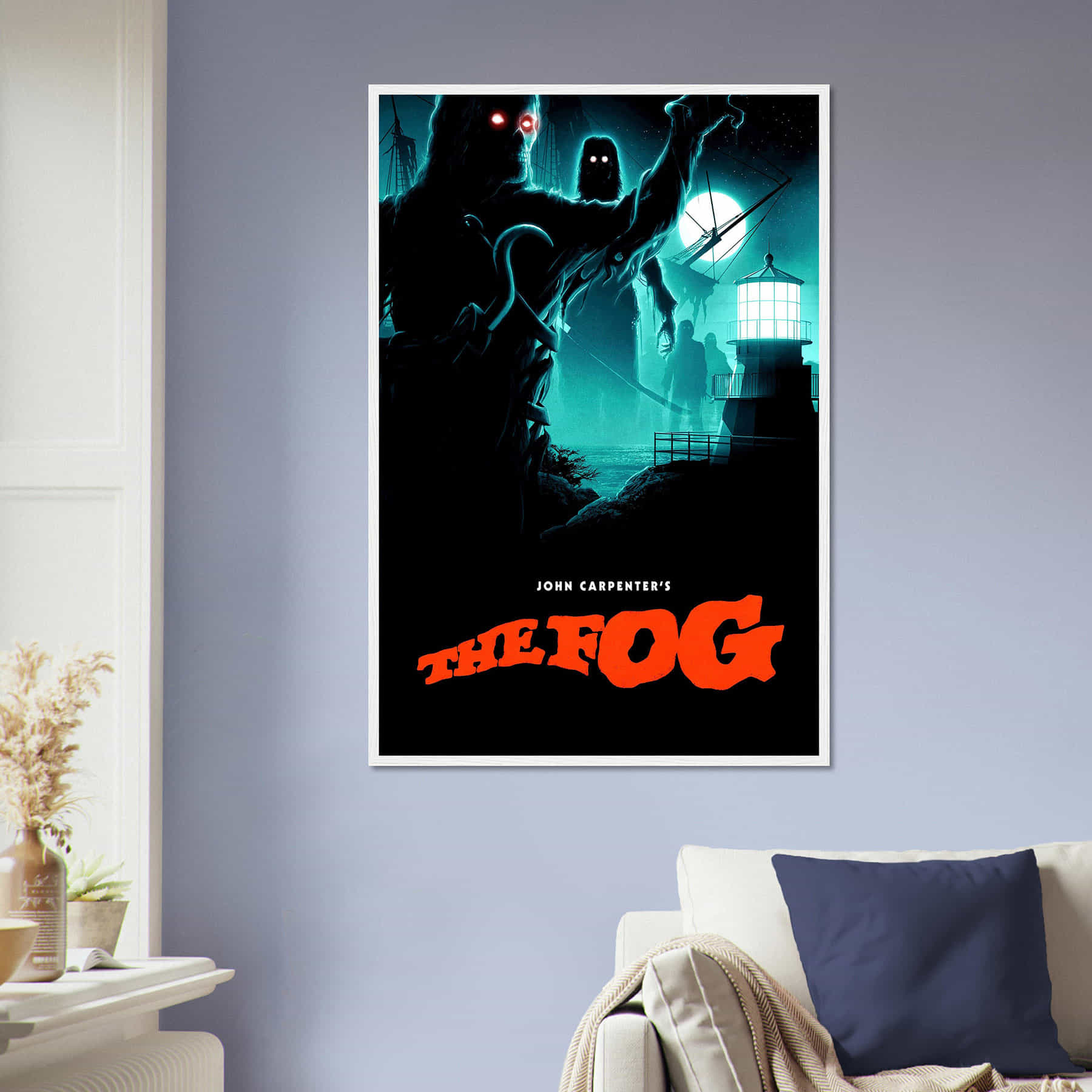 The Fog John Carpenter Jamie Lee Curtis Horror Movie Poster, Classic ...