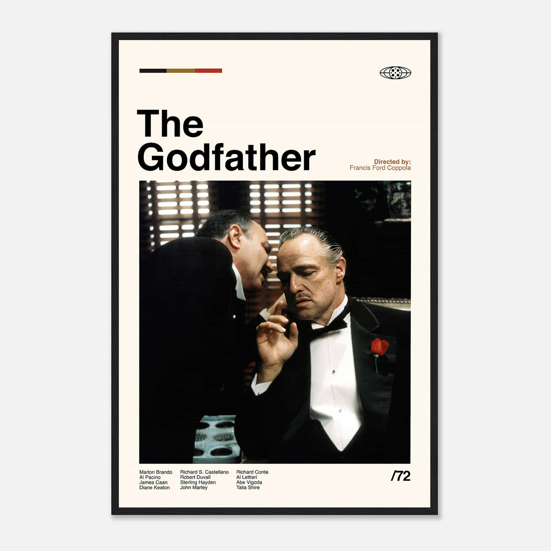 The Godfather Movie, Francis Ford Coppola, Minimalist Movie Poster ...