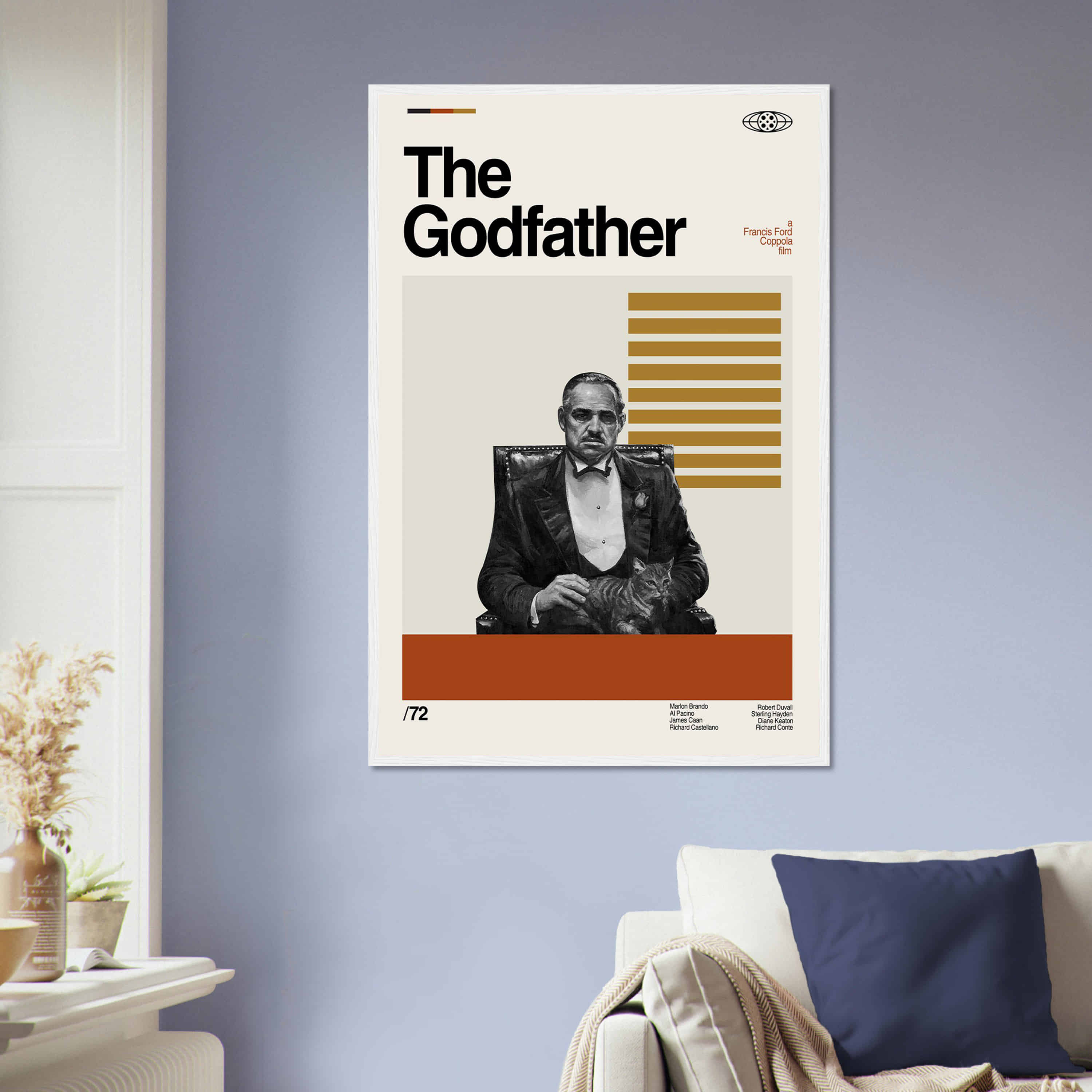 The Godfather Movie Poster, Album Film Poster, Mid Century Art - Citiesbox