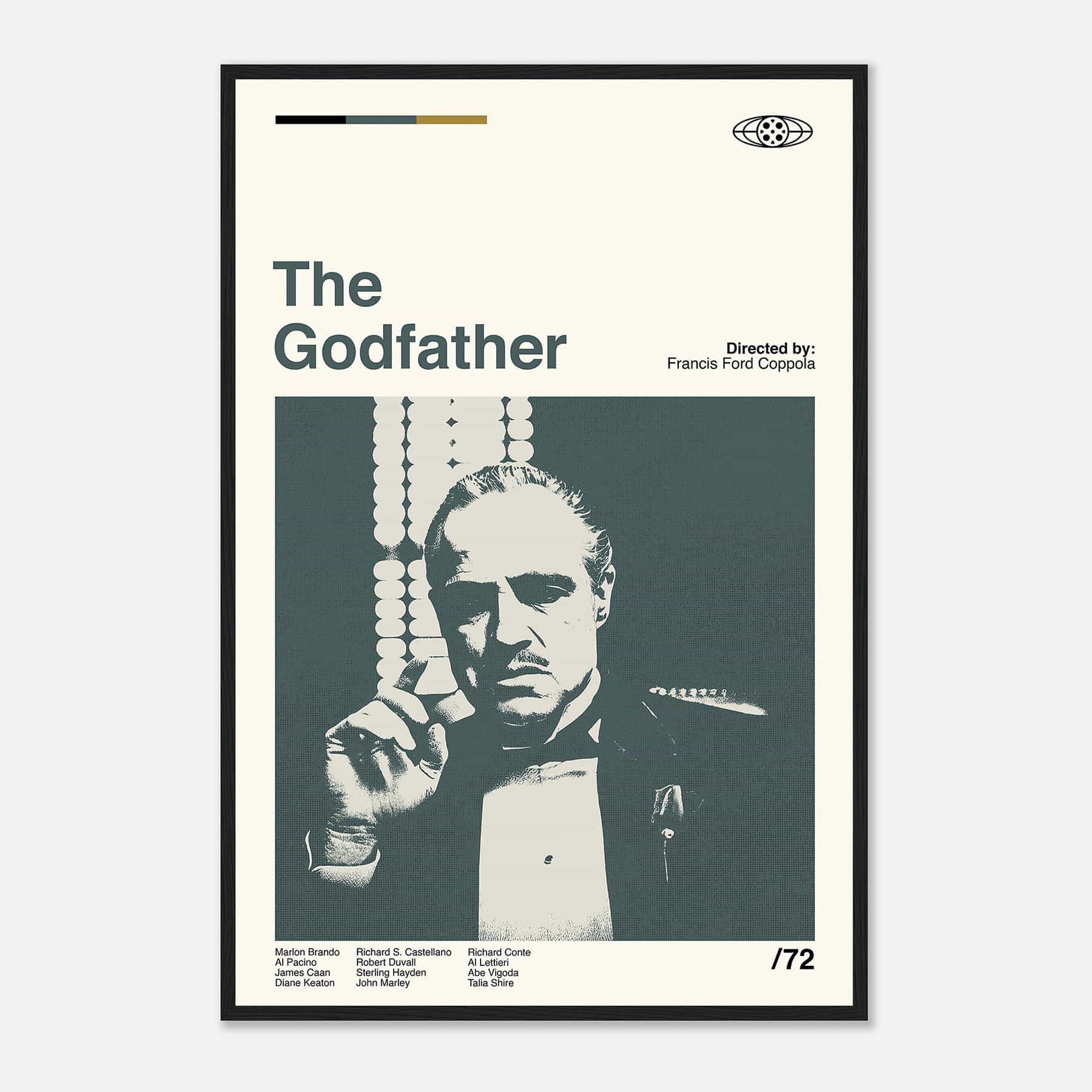 The Godfather Poster, The Godfather Print, Minimalist Movie - Citiesbox