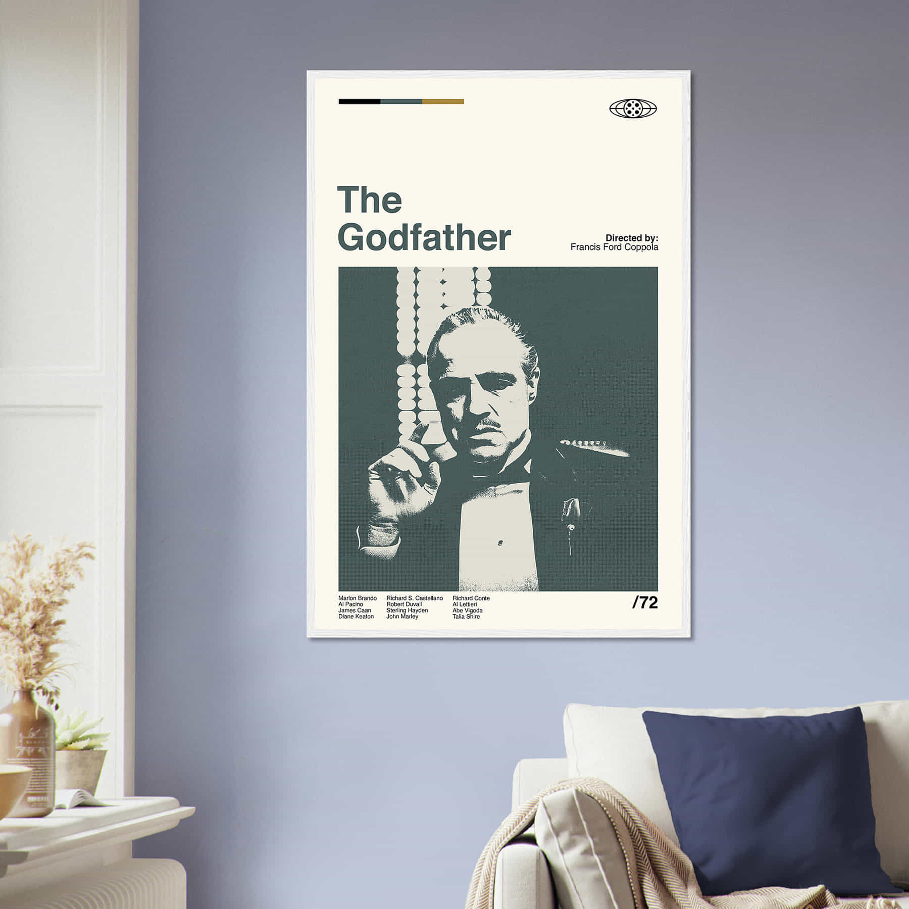 The Godfather Poster, The Godfather Print, Minimalist Movie - Citiesbox